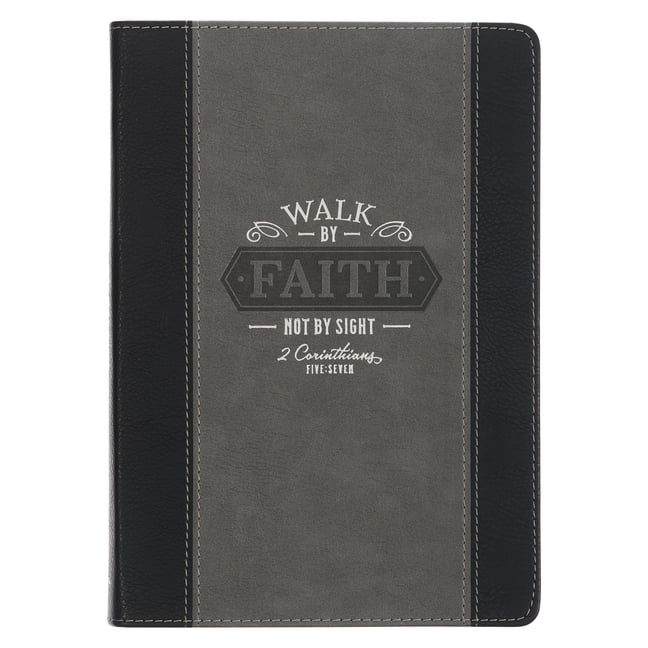 Christian Art Gifts Classic Journal Walk by Faith Not by Sight 2 ...