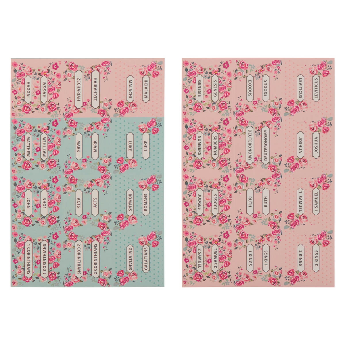 Christian Art Gifts Colorable Bible Indexing Tabs for Women, Men ...