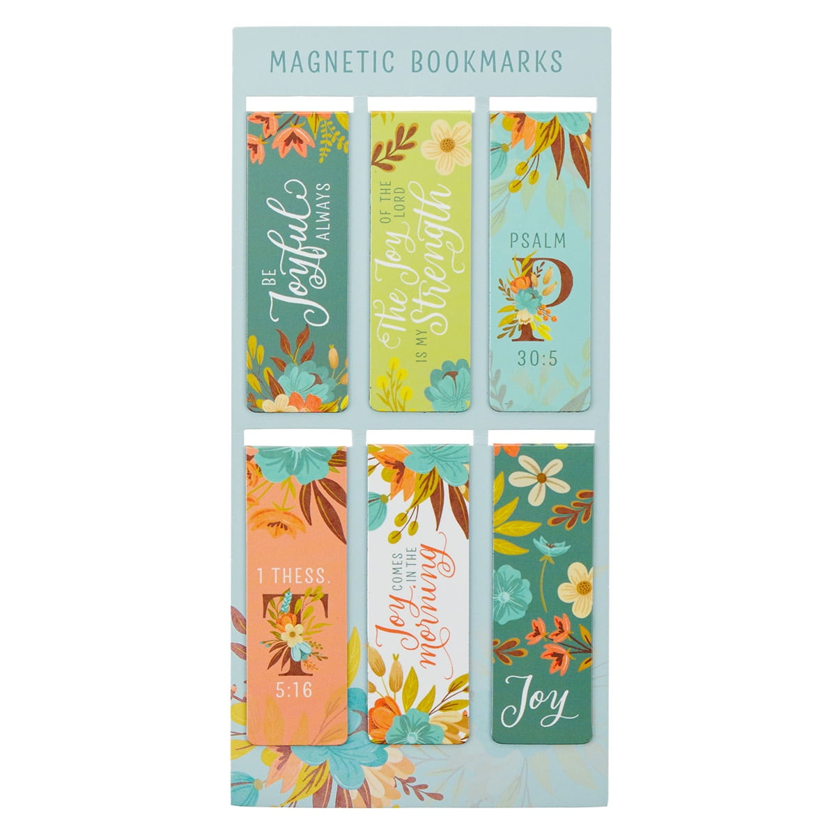 Christian Art Gifts Colorful Inspirational Magnetic Scripture Bookmark ...