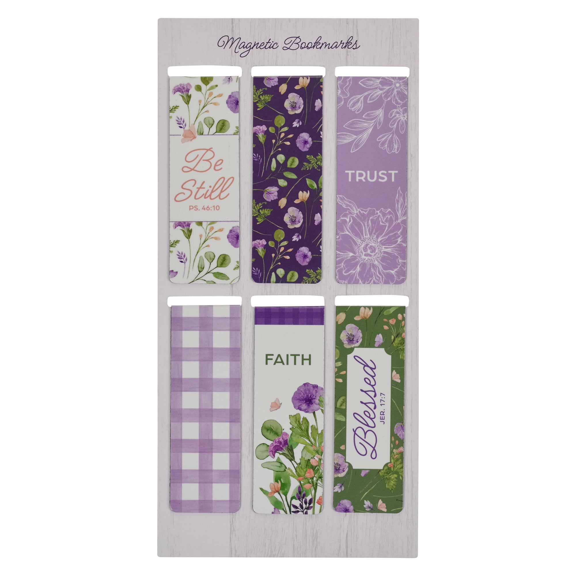 Christian Art Gifts Colorful Inspirational Magnetic Scripture Bookmark ...
