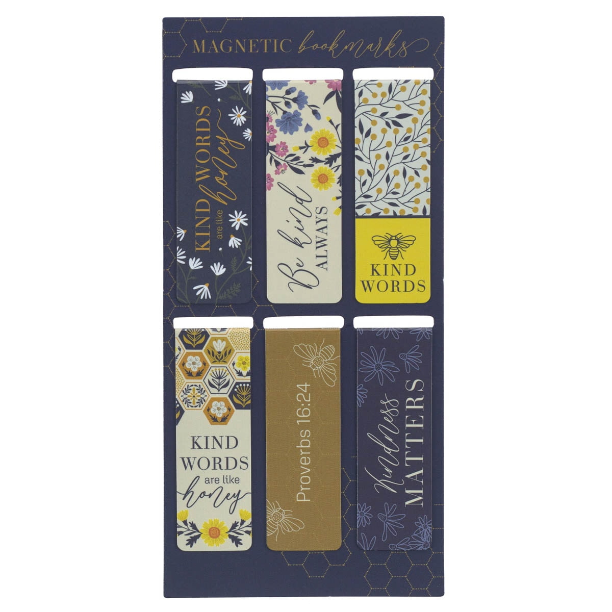 Magnetic Bookmark Set Kind Words Prov. 16:24 - Walmart.com