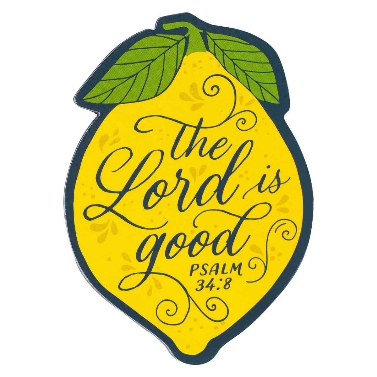 Christian Art Gifts Cute Inspirational Women & Girls Bible Verse Lemon ...