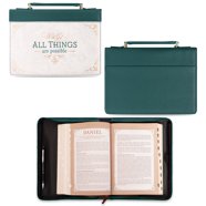 Christian Art Gifts Classic Debossed Vegan Leather Bible Cover for Men ...