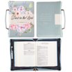 Christian Art Gifts Rose Pink Floral Fashion Bible Cover for Women ...