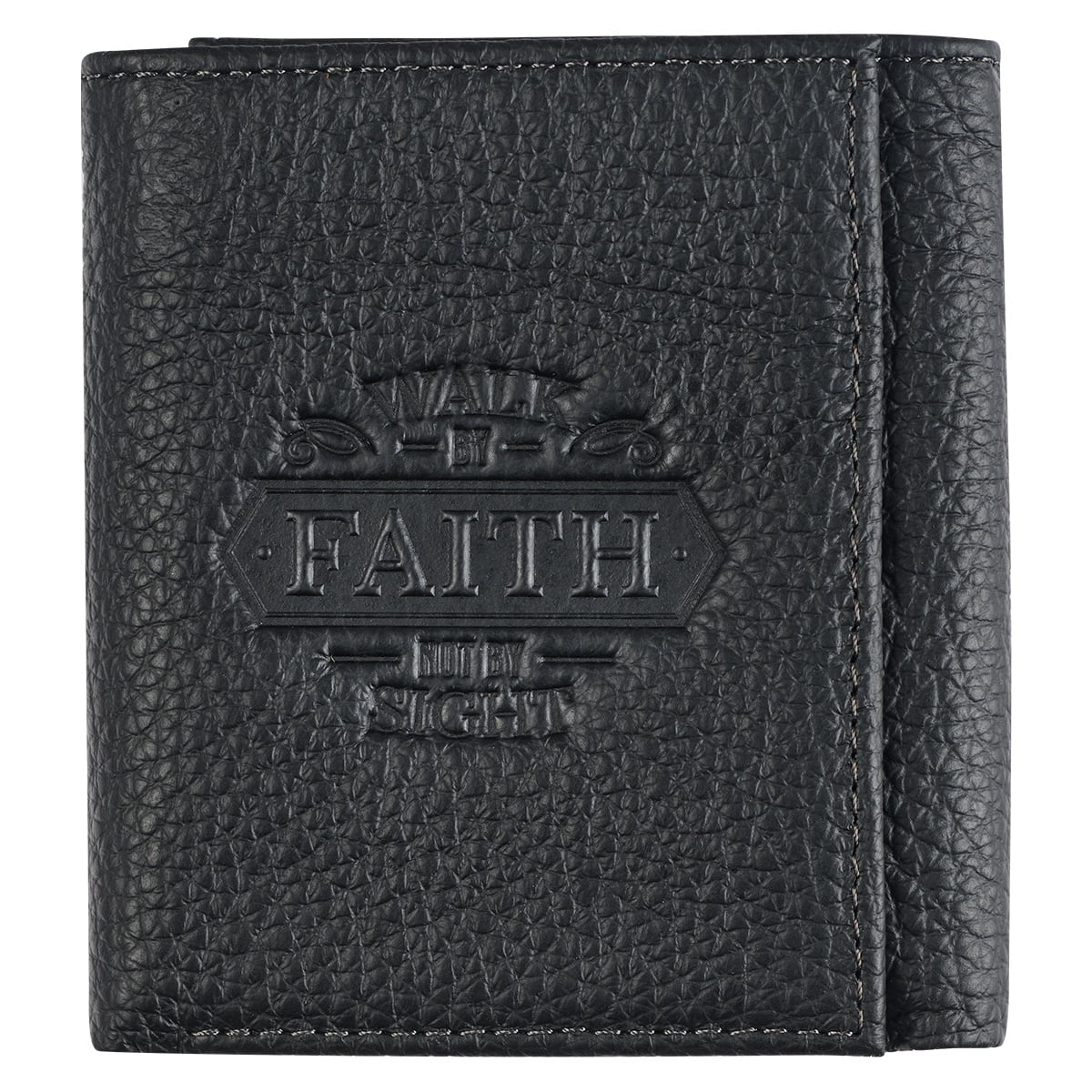 Christian Art Gifts Genuine Full Grain Leather RFID Blocking Scripture ...
