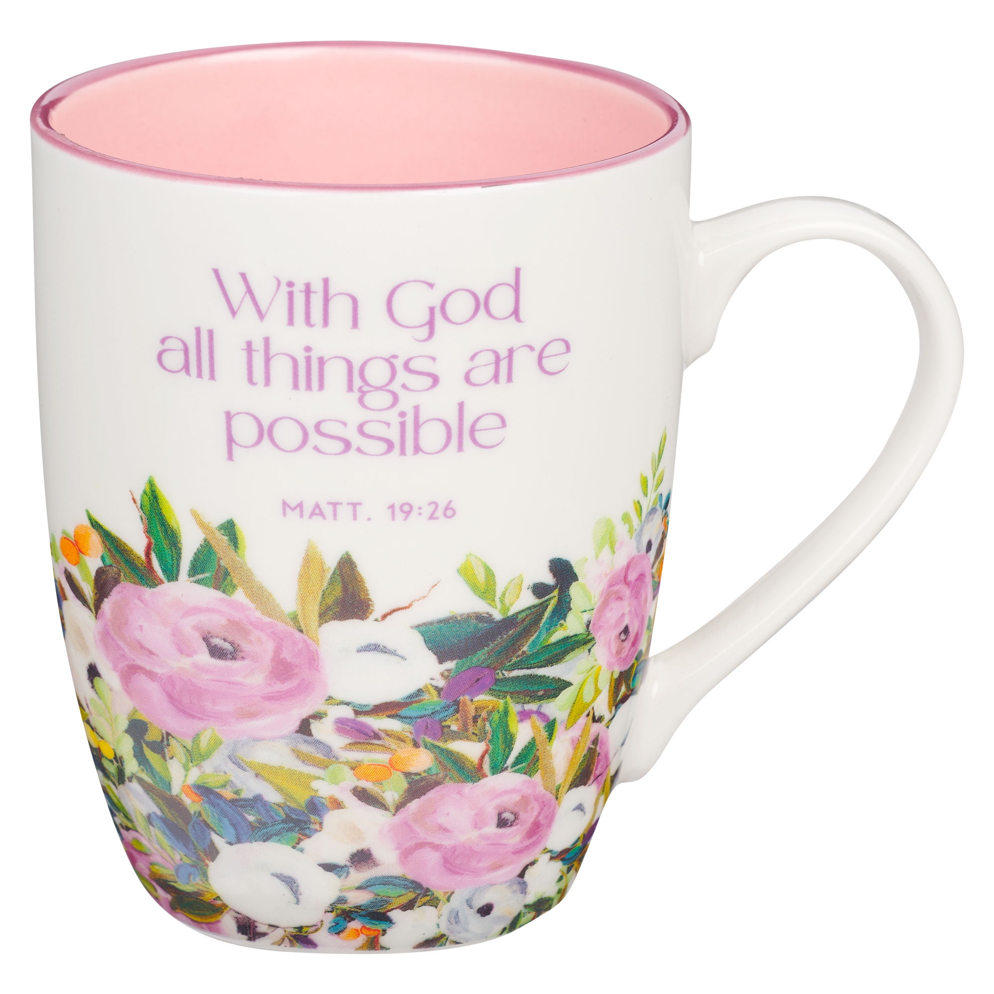 Christian Art Gifts Inspirational Ceramic Coffee & Tea Scripture Mug ...