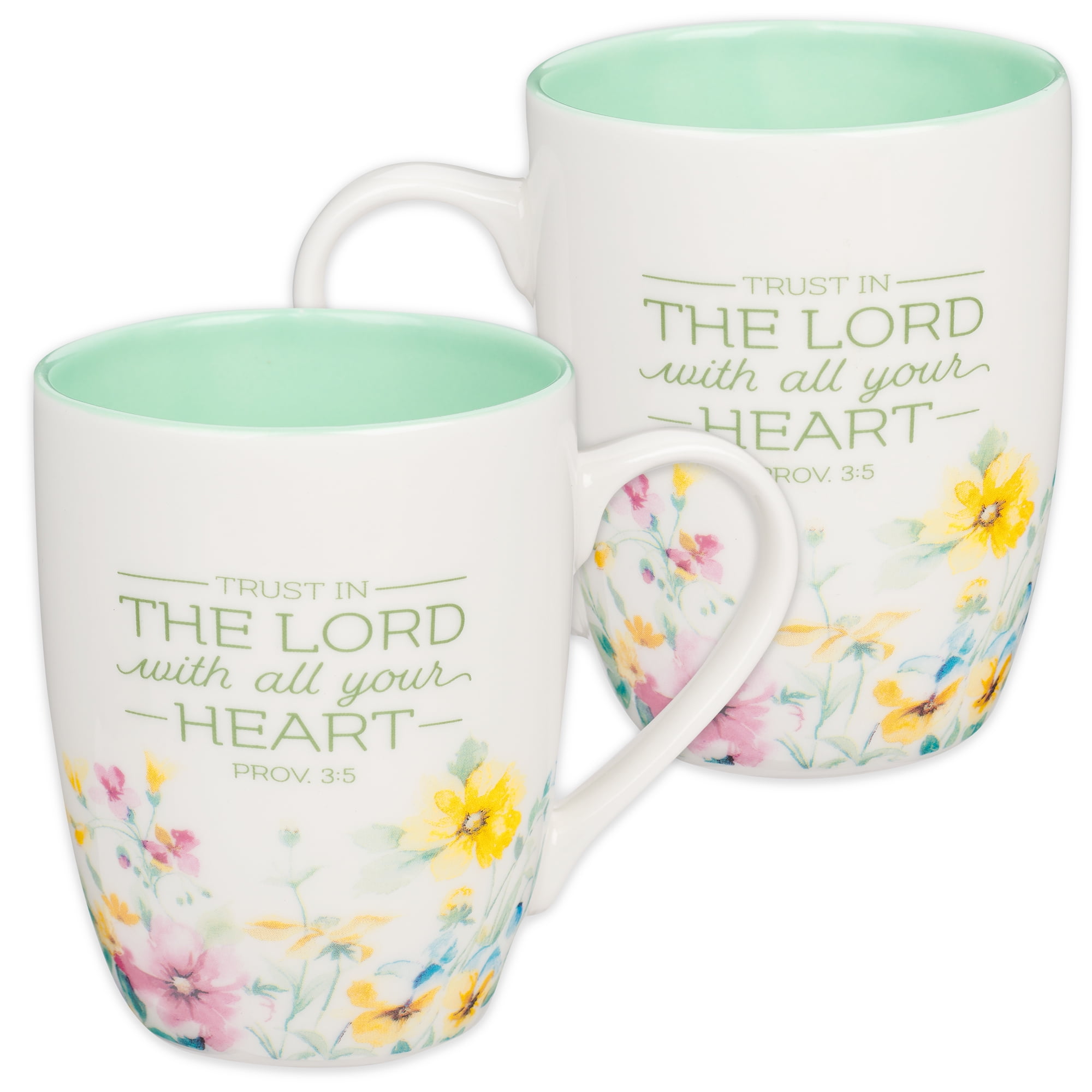 Christian Art Gifts Ceramic Coffee and Tea Mug for Women: Trust in the ...