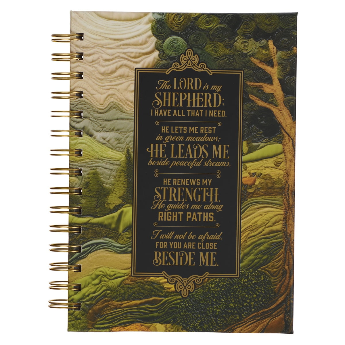 Christian Art Gifts Inspirational Journal, The Lord is My Shepherd Wide ...