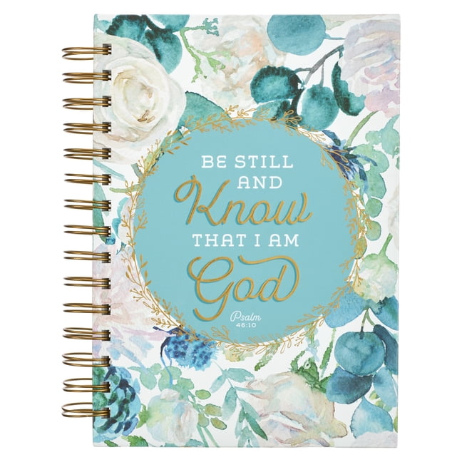 Christian Art Gifts, Ps. 46:10 Hardcover Inspirational Journal, Teal ...