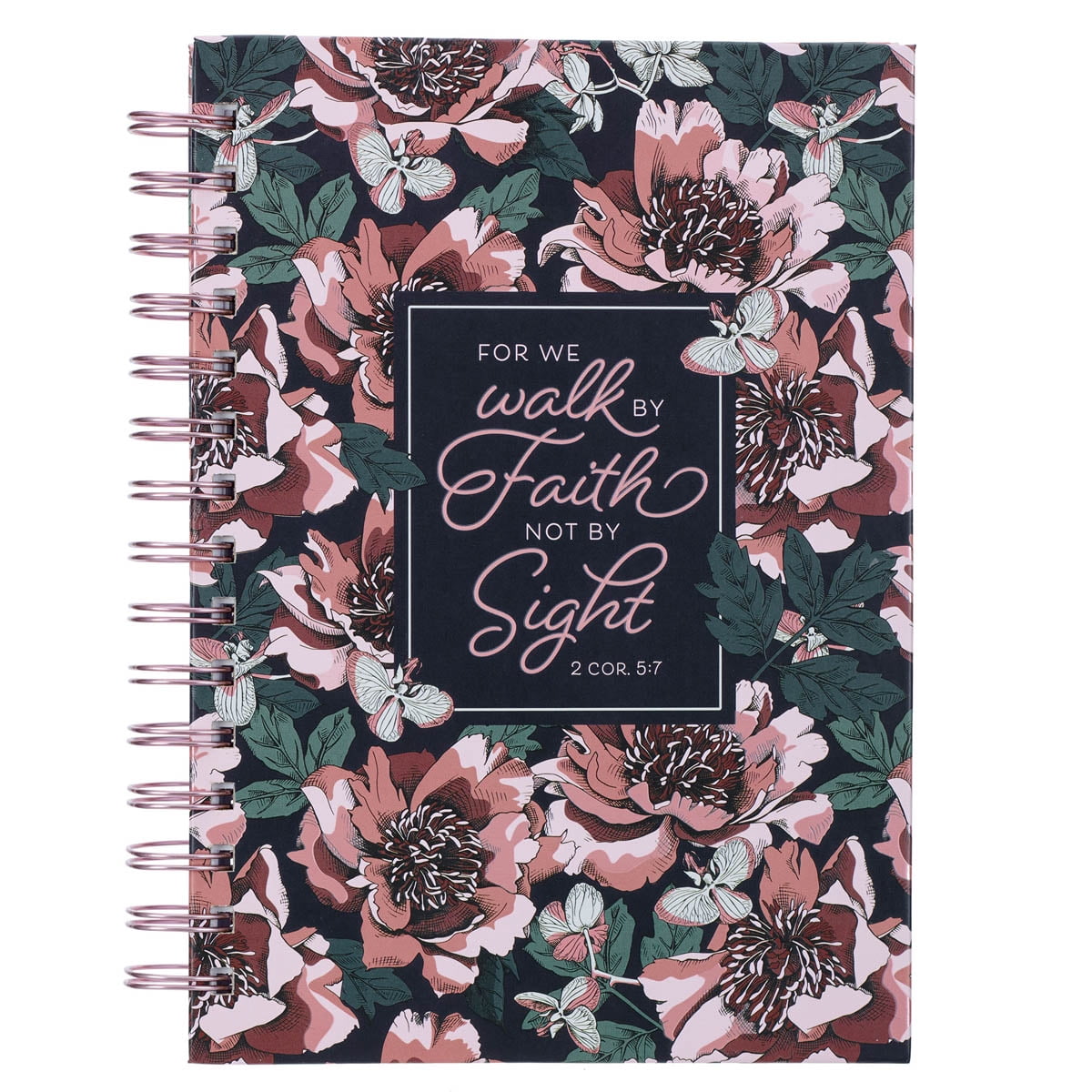 Christian Art Gifts Journal: 'Walk by Faith' Hardcover Bible Study ...