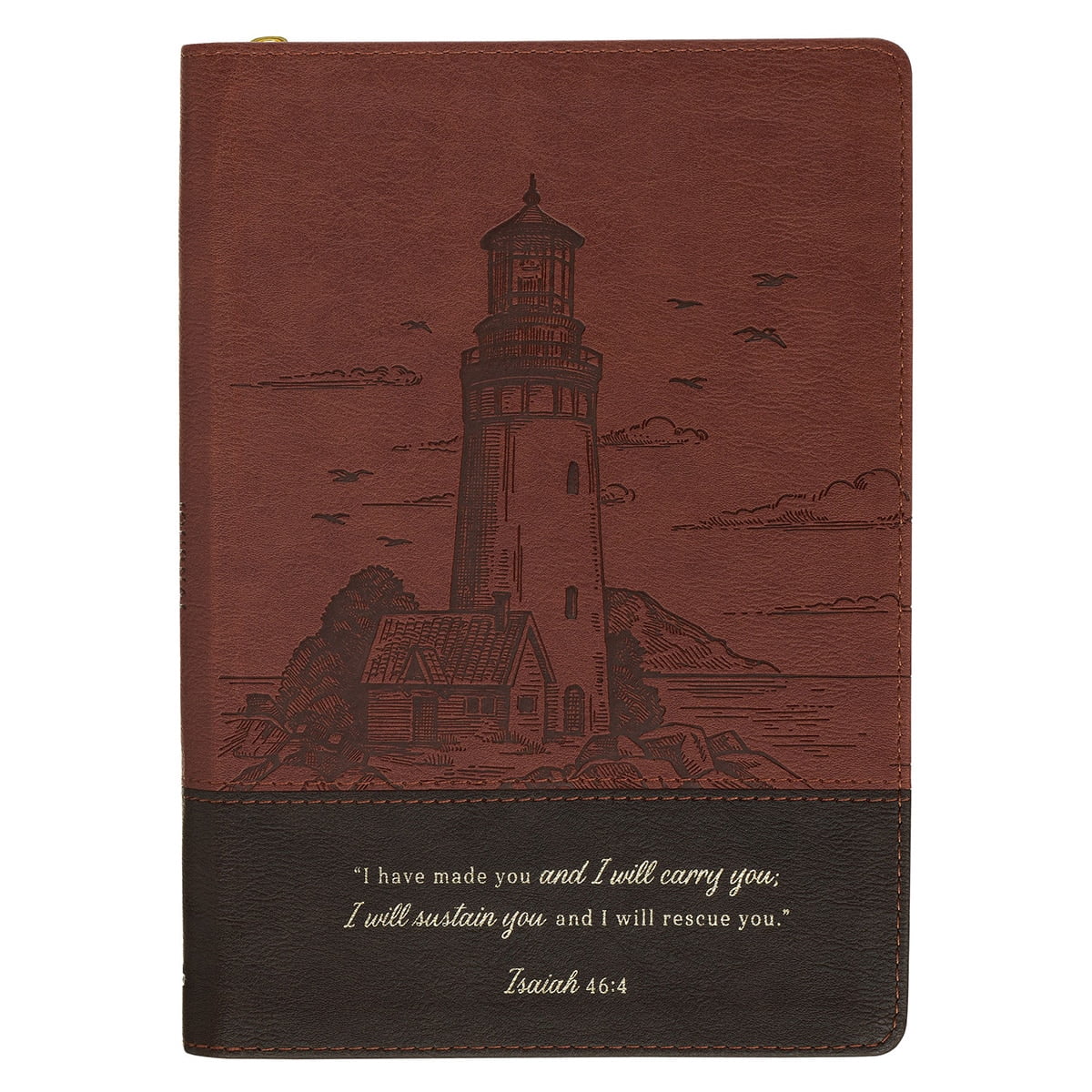 Christian Art Gifts Inspirational Zippered Journal, I Will Carry You ...