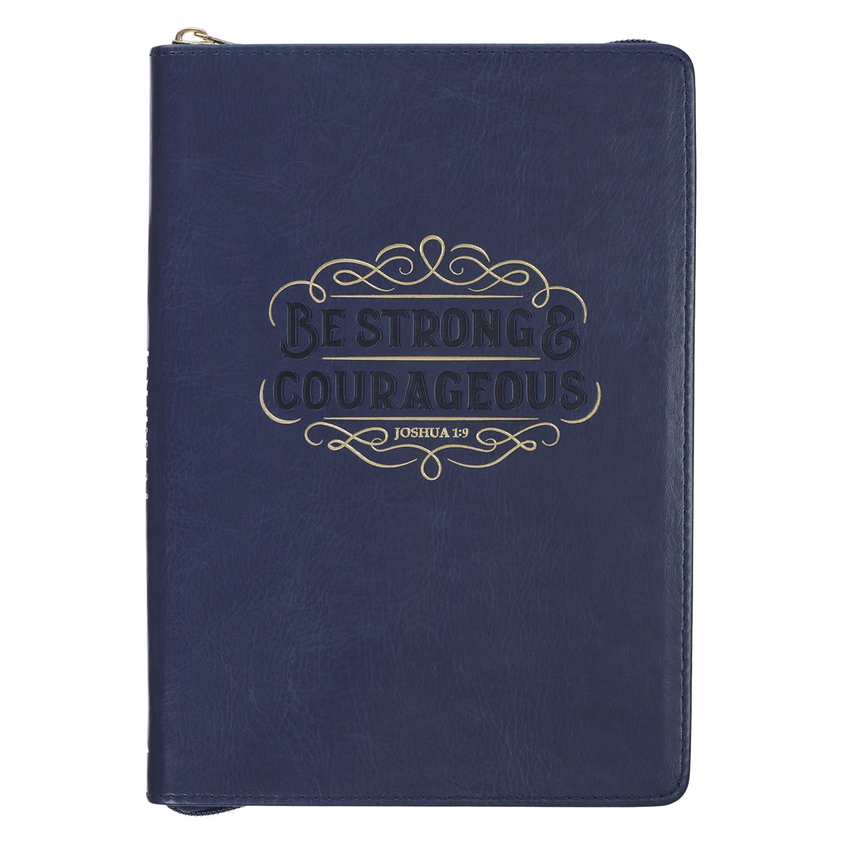 Christian Art Gifts Inspirational Zippered Journal, Be Strong ...