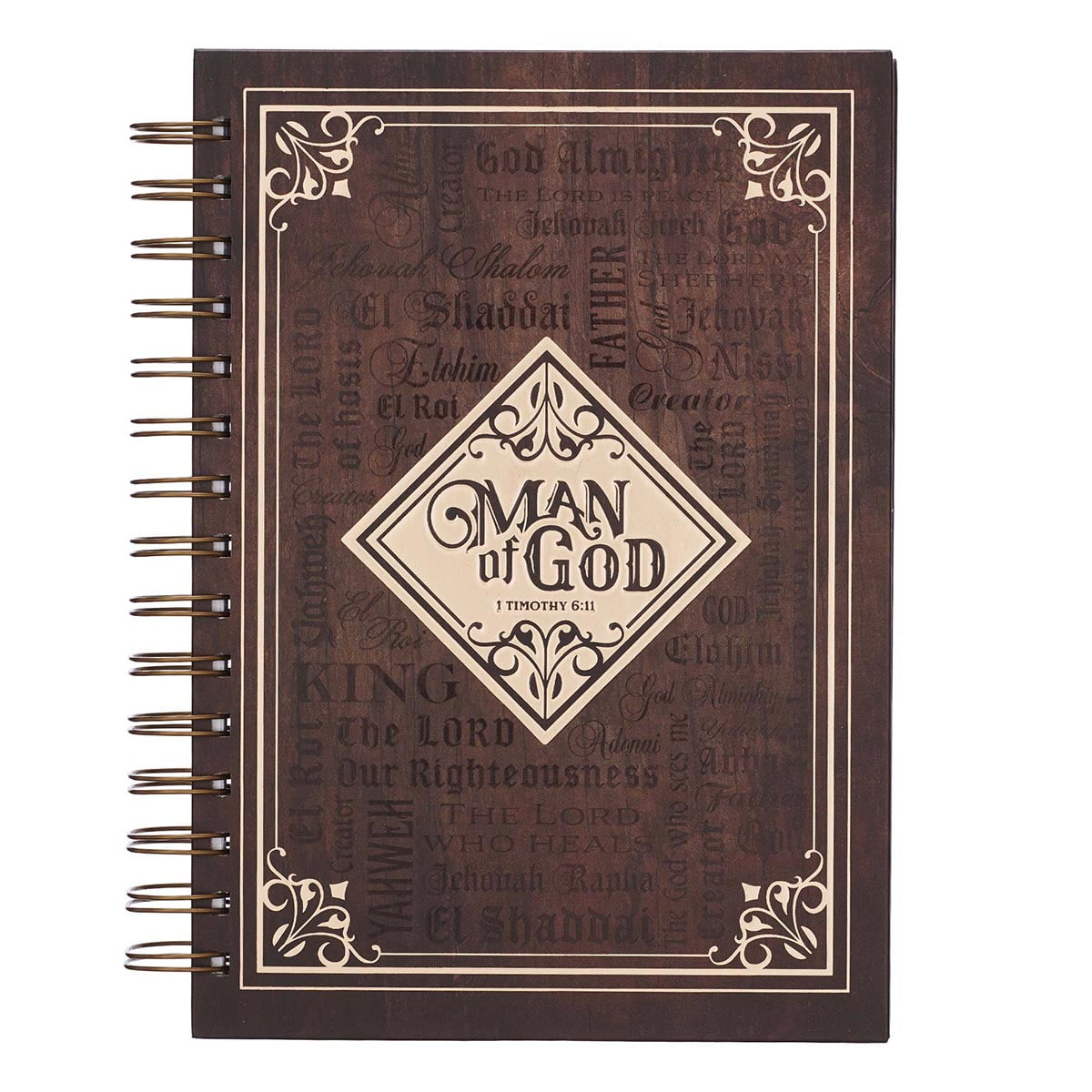Christian Art Gifts Journal w/Scripture Man of God 1 Timothy 6:11 Bible ...