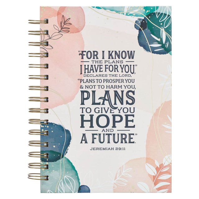 Christian Art Gifts Journal w/Scripture Plans Jeremiah 29:11 Bible ...