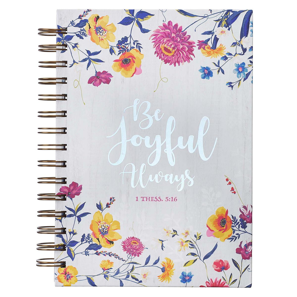 Christian Art Gifts Journal with Scripture Be Joyful Bible Verse 192 ...