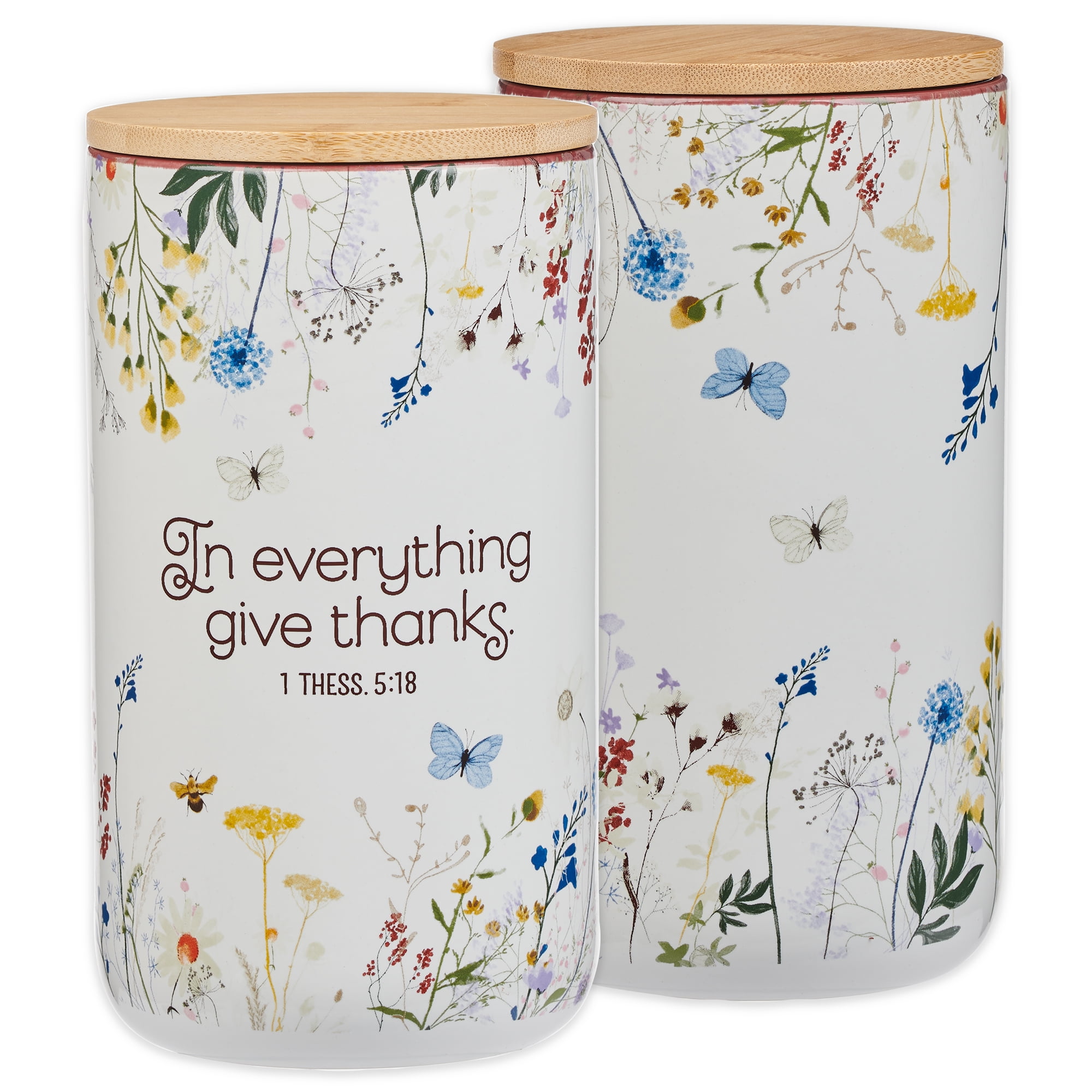 Christian Art Gifts Keepsake Count Your Blessings Ceramic Gratitude Jar ...