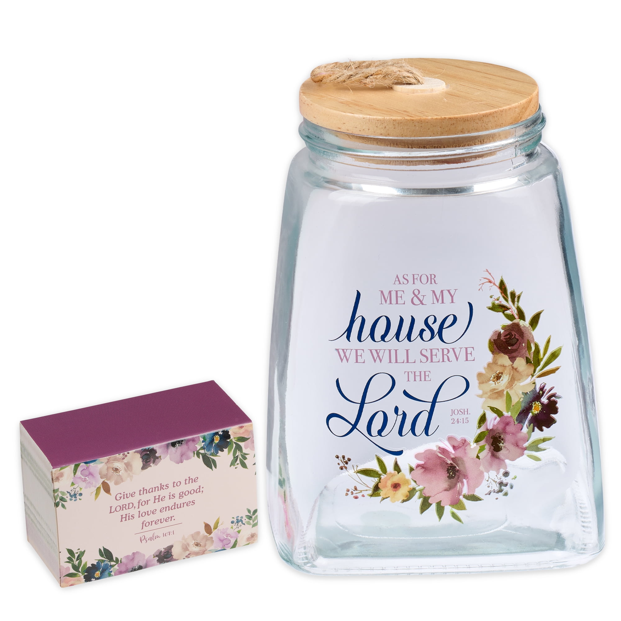 Christian Art Gifts Keepsake Count Your Blessings Gratitude Jar Set ...