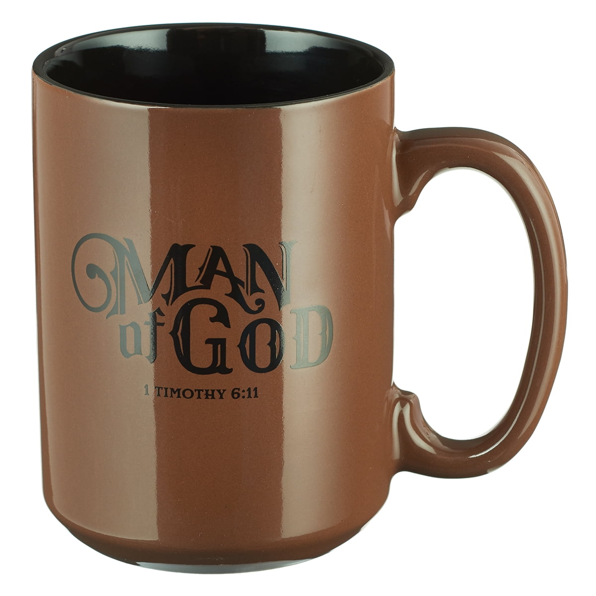 Christian Art Gifts Ceramic Mug, 14 oz, Man of God Bible Verse ...