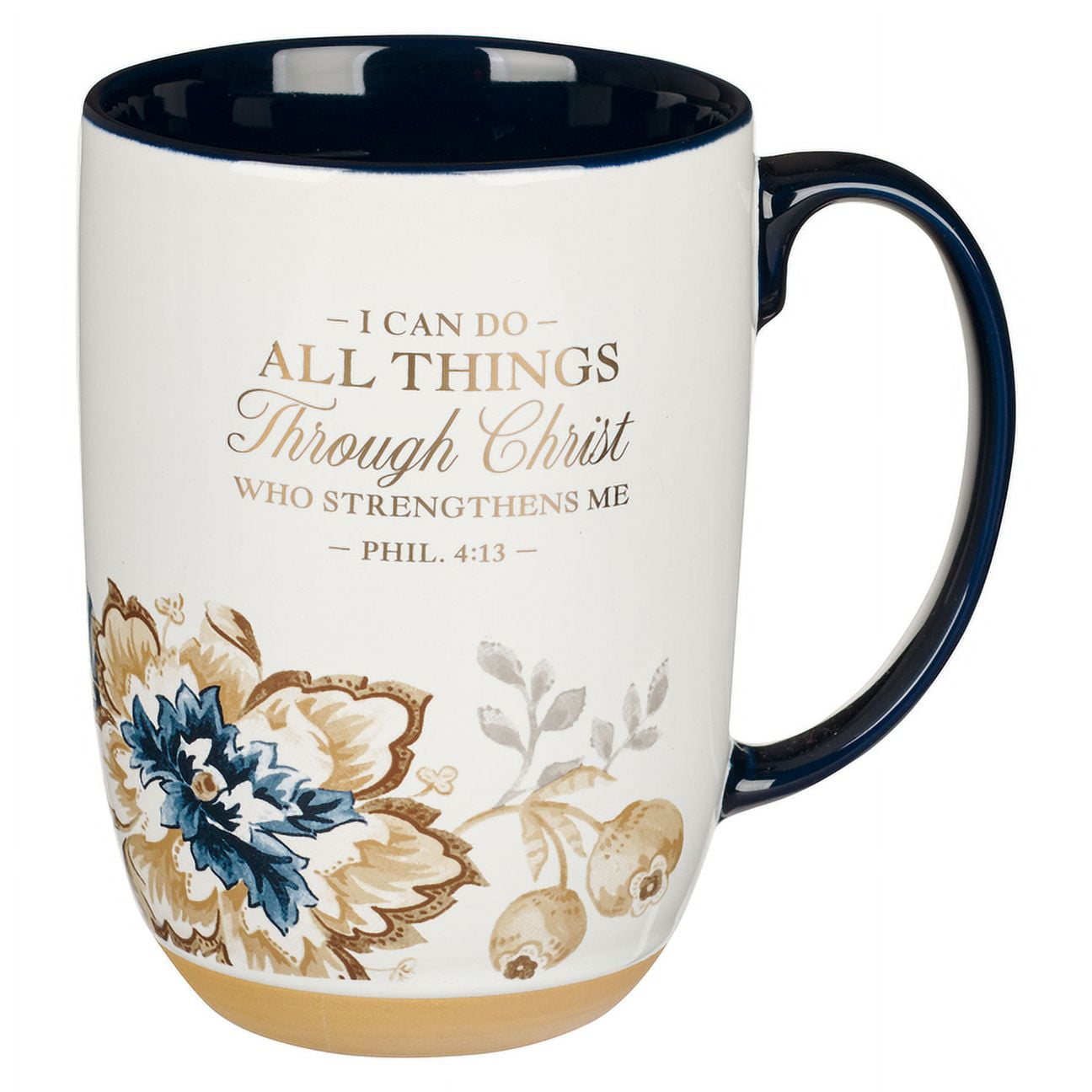 Christian Art Gifts Large Coffee & Tea Inspirational Scripture Mug for ...