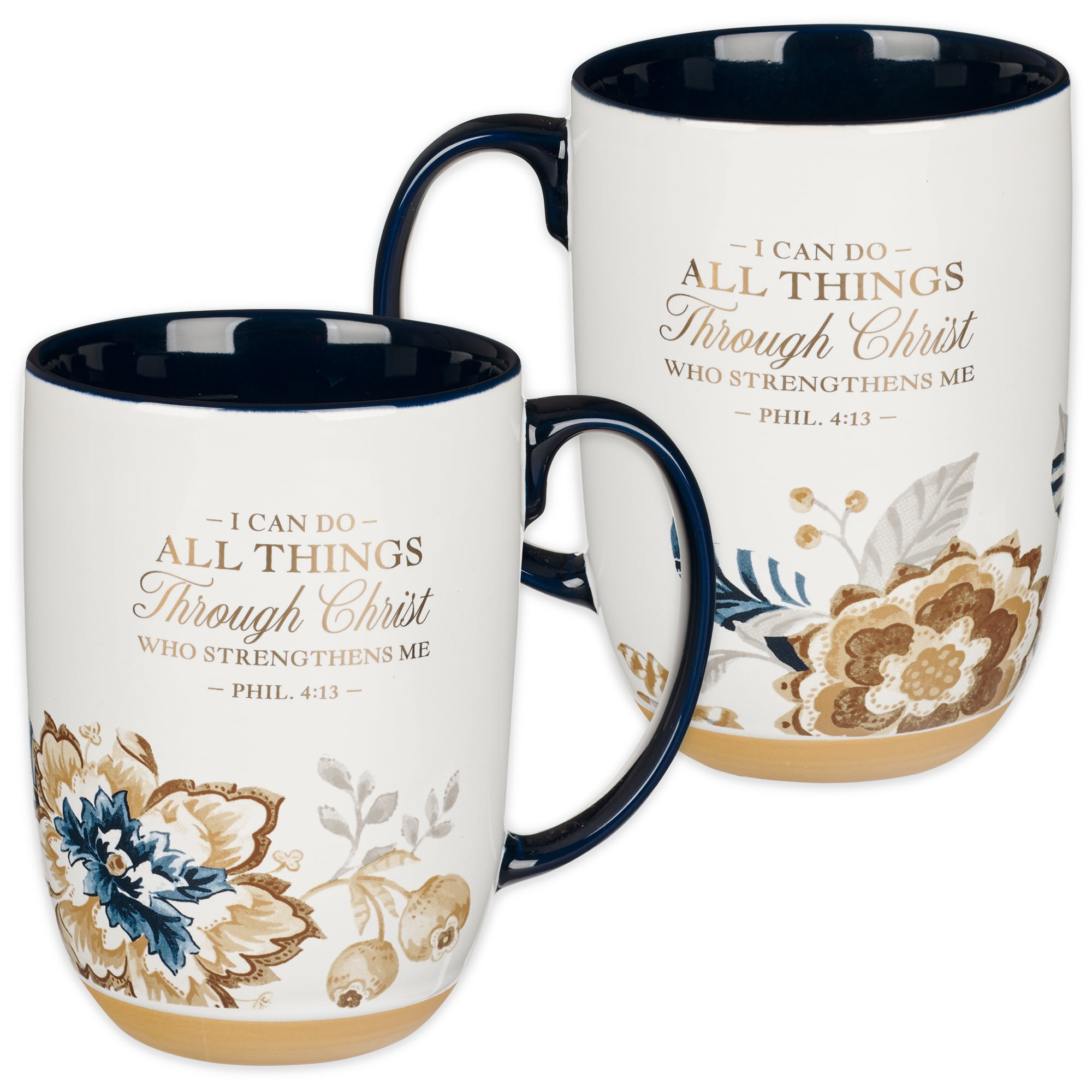 Christian Art Gifts Large Coffee & Tea Inspirational Scripture Mug for ...