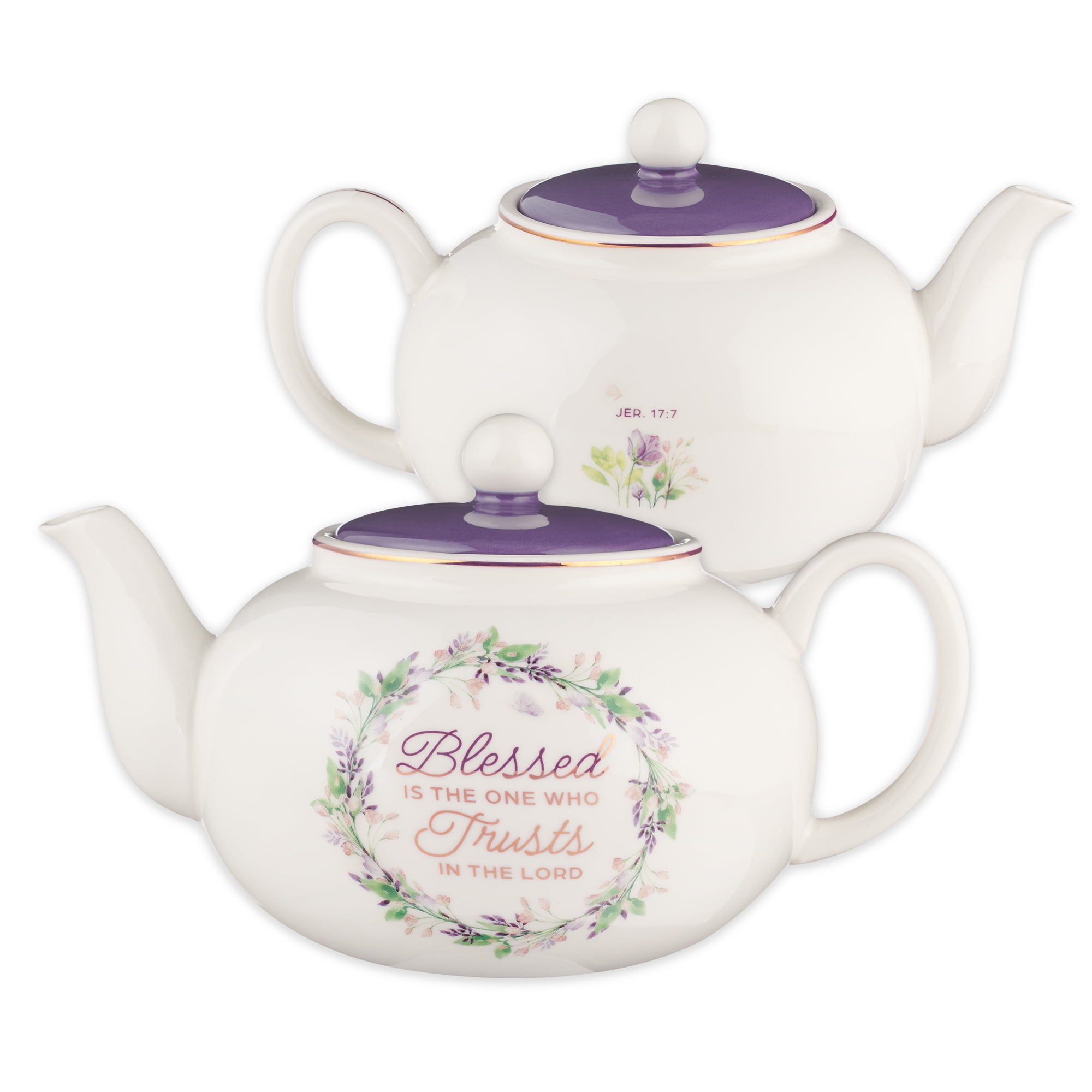 Christian Art Gifts Large Ceramic Cute Inspirational Scripture Teapot ...