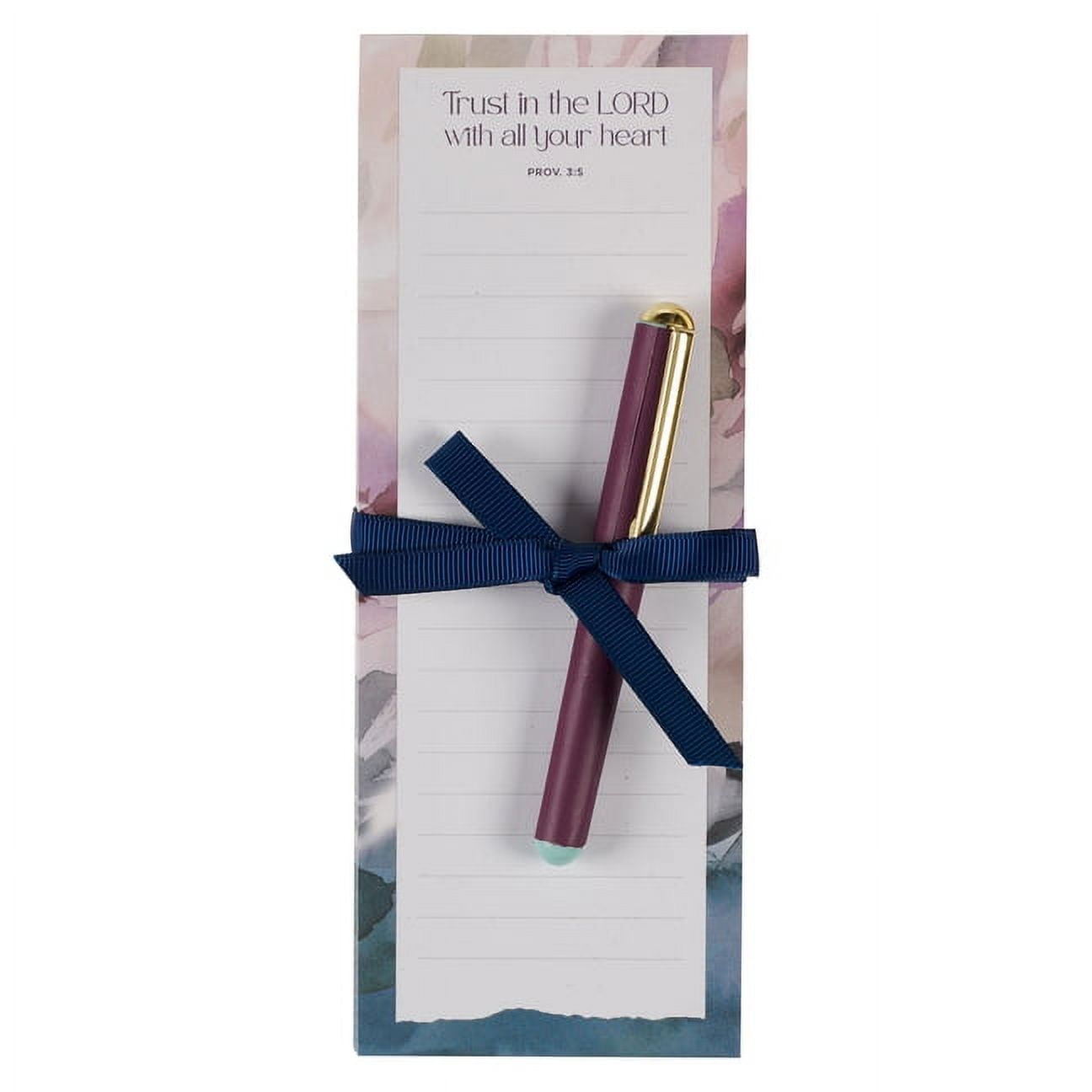 Christian Art Gifts Magnetic Notepad Set with Pen for Women & Men ...