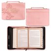 Christian Art Gifts Rose Pink Floral Fashion Bible Cover for Women ...