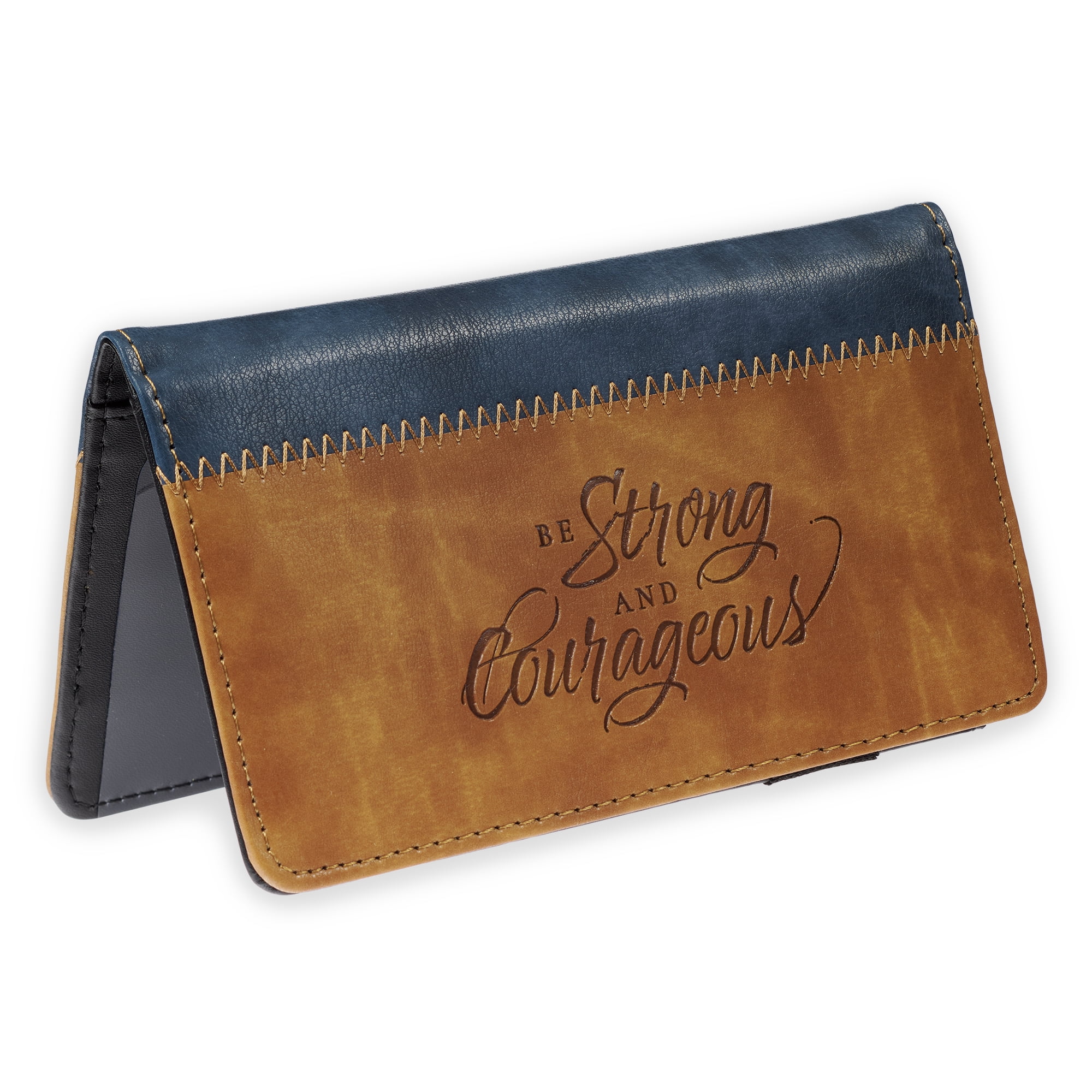 Christian Art Gifts Premium Vegan Leather Scripture Checkbook Cover for ...