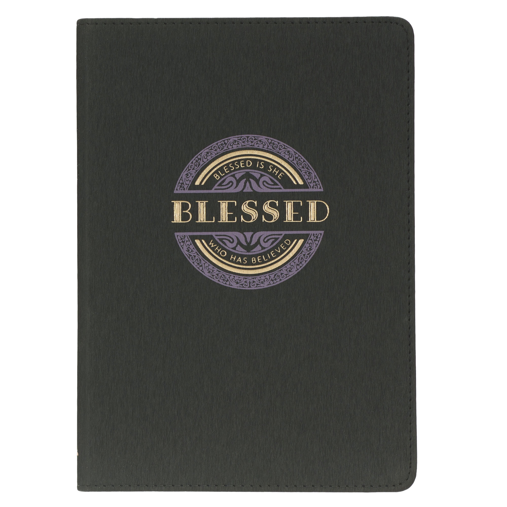 Christian Art Gifts Scripture Journal Blessed Luke 1:45 Bible Verse ...