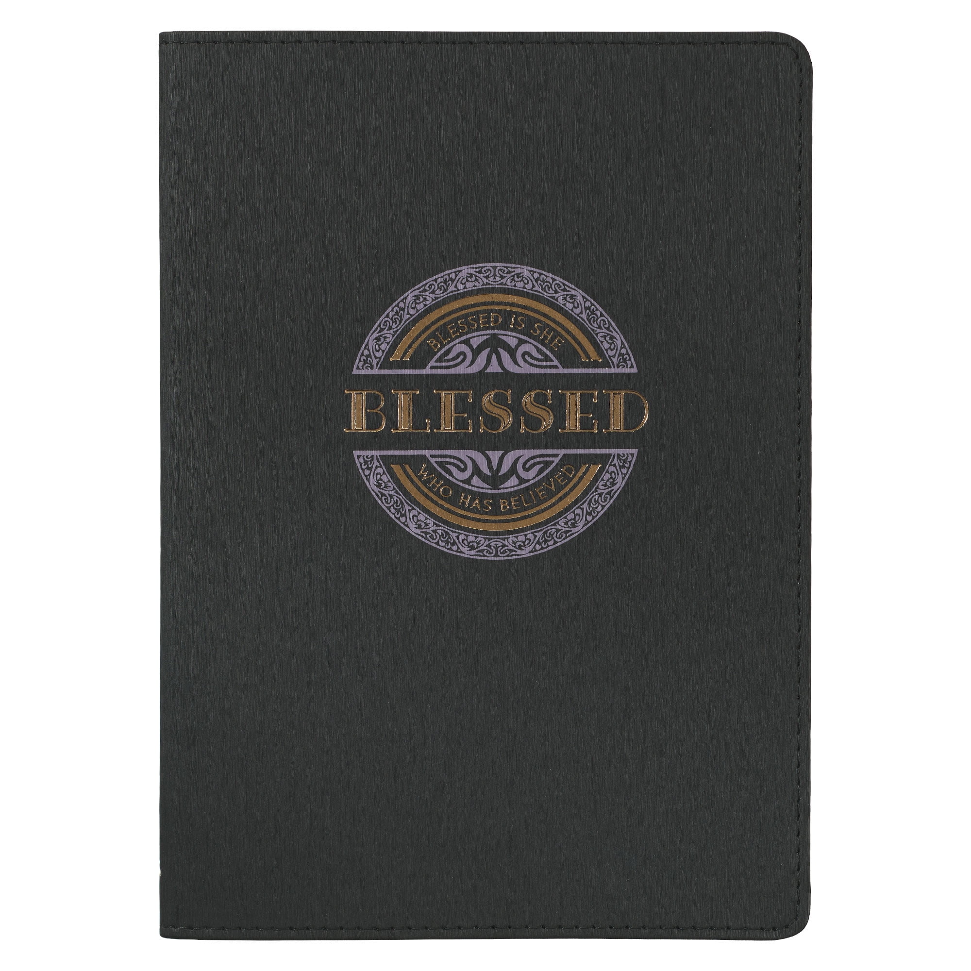 Christian Art Gifts Scripture Journal Blessed Luke 1:45 Bible Verse ...