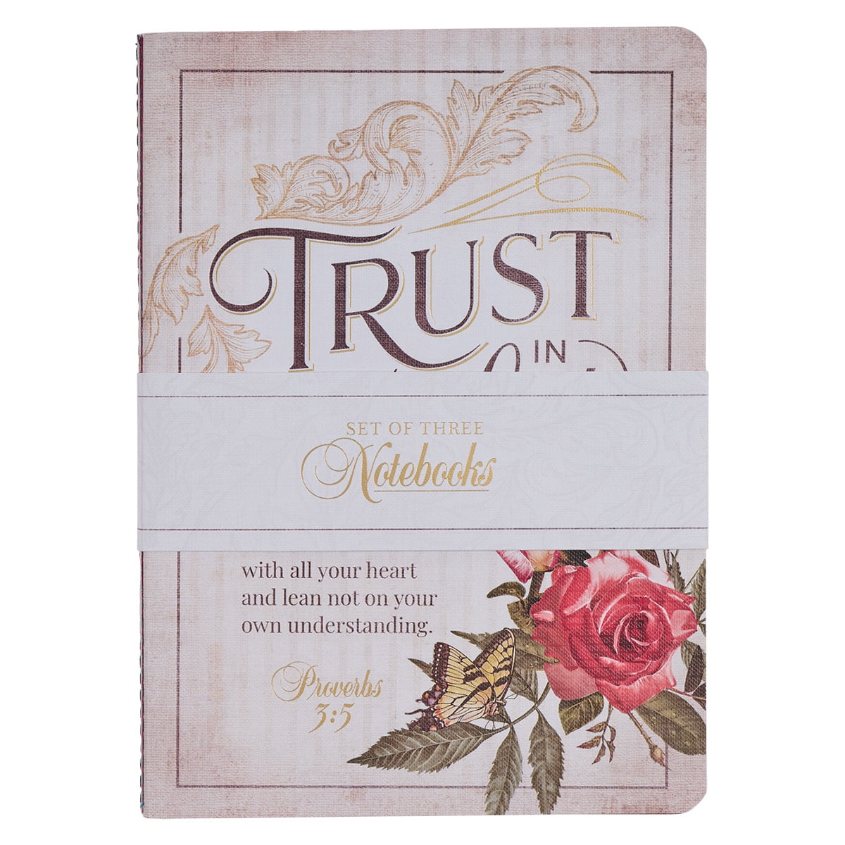 Christian Art Gifts Slim Scripture Notebooks for Women, Trust Hope in ...