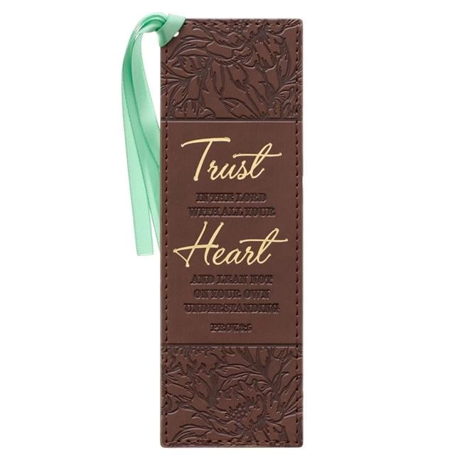 Christian Art Gifts Trust In The Lord with All Your Heart-LuxLeather ...