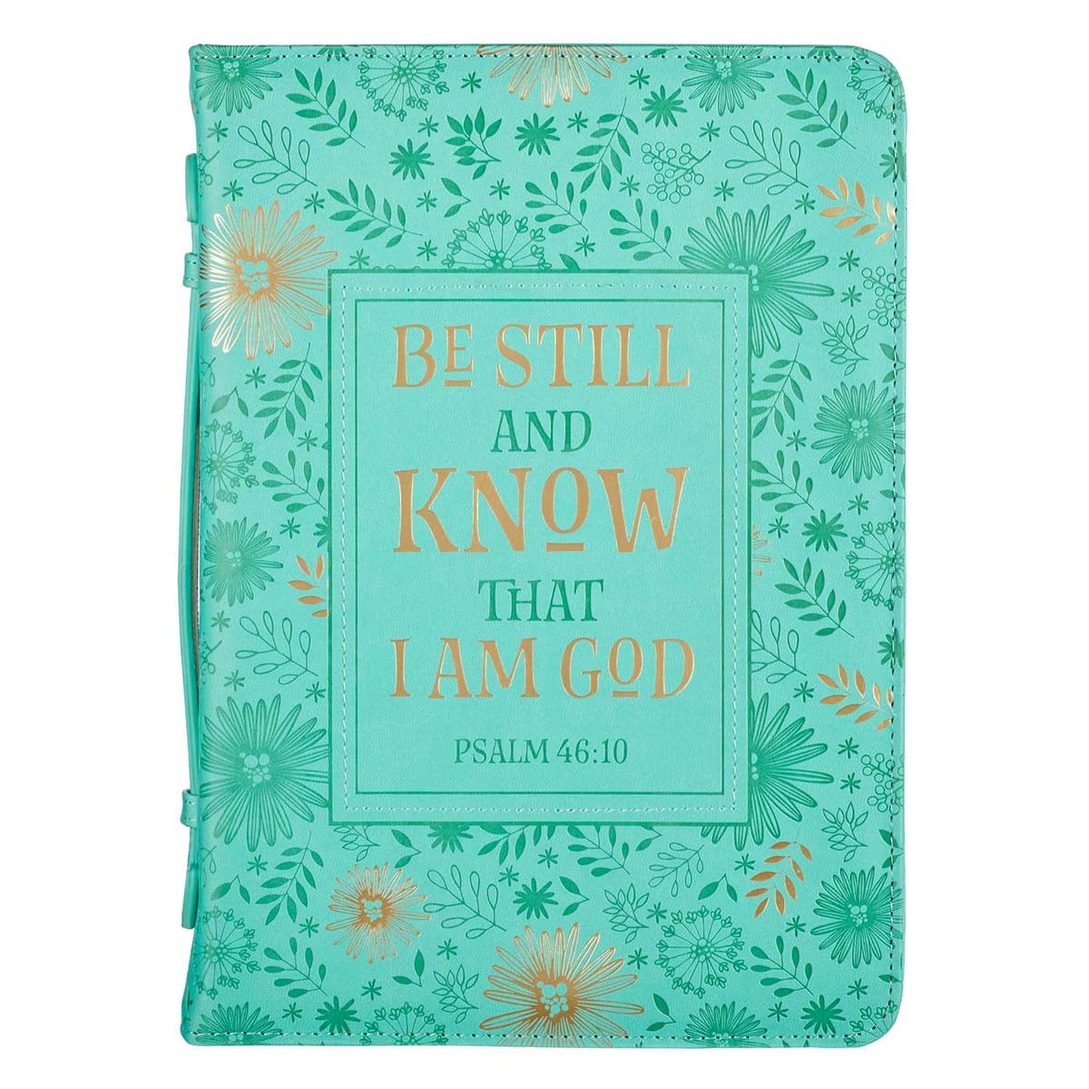 Christian Art Gifts Women's Fashion Bible Cover Be Still and Know Psalm ...