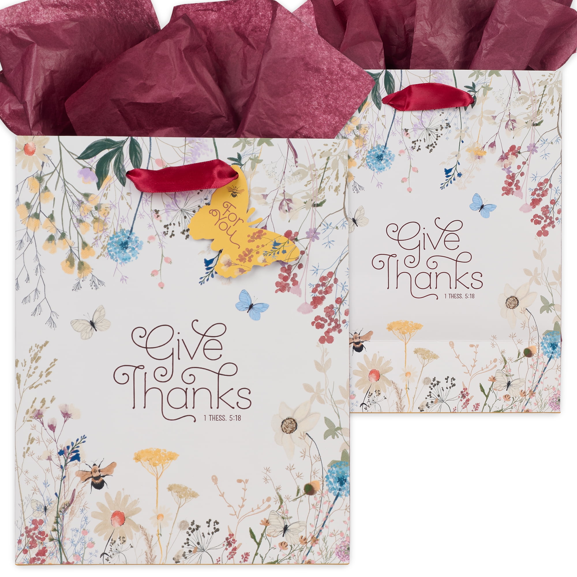 Christian Art Gifts Women's Portrait Gift Bag & Tissue Paper Set w ...