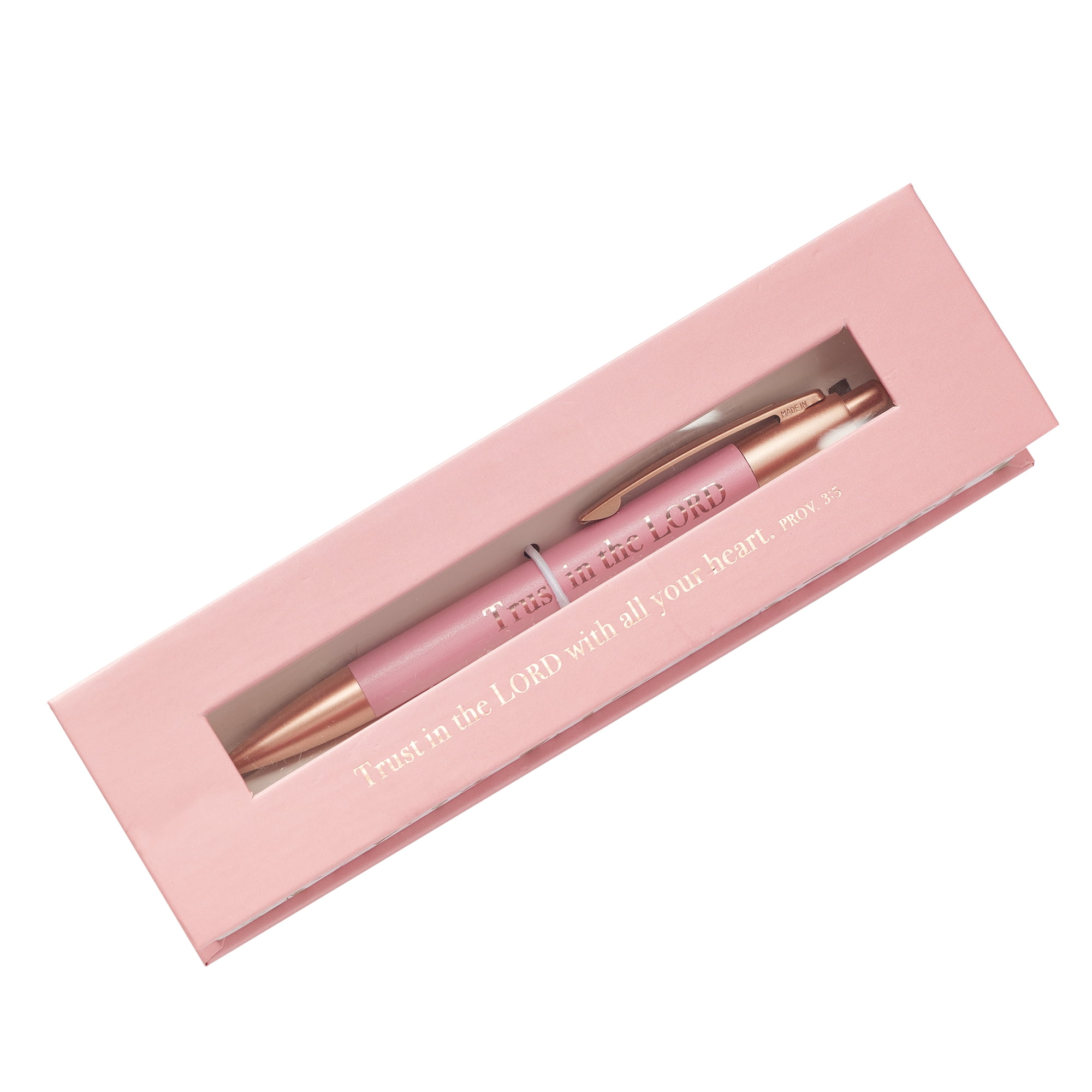Christian Art Gifts Women's Scripture Pen, Trust in the Lord - Proverbs ...