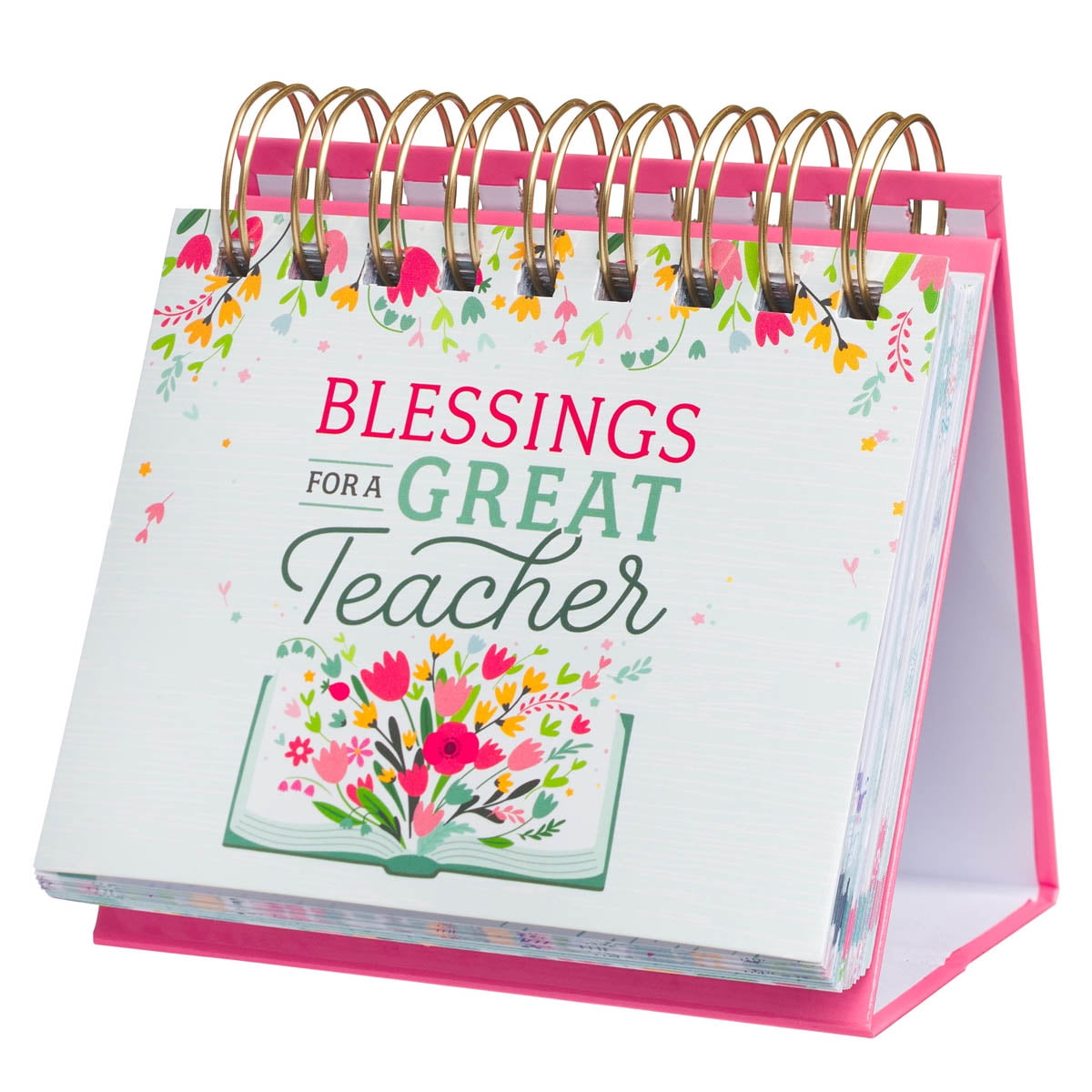 Christian Art Gifts Inspirational Desk Calendar, Floral Design, 366 ...