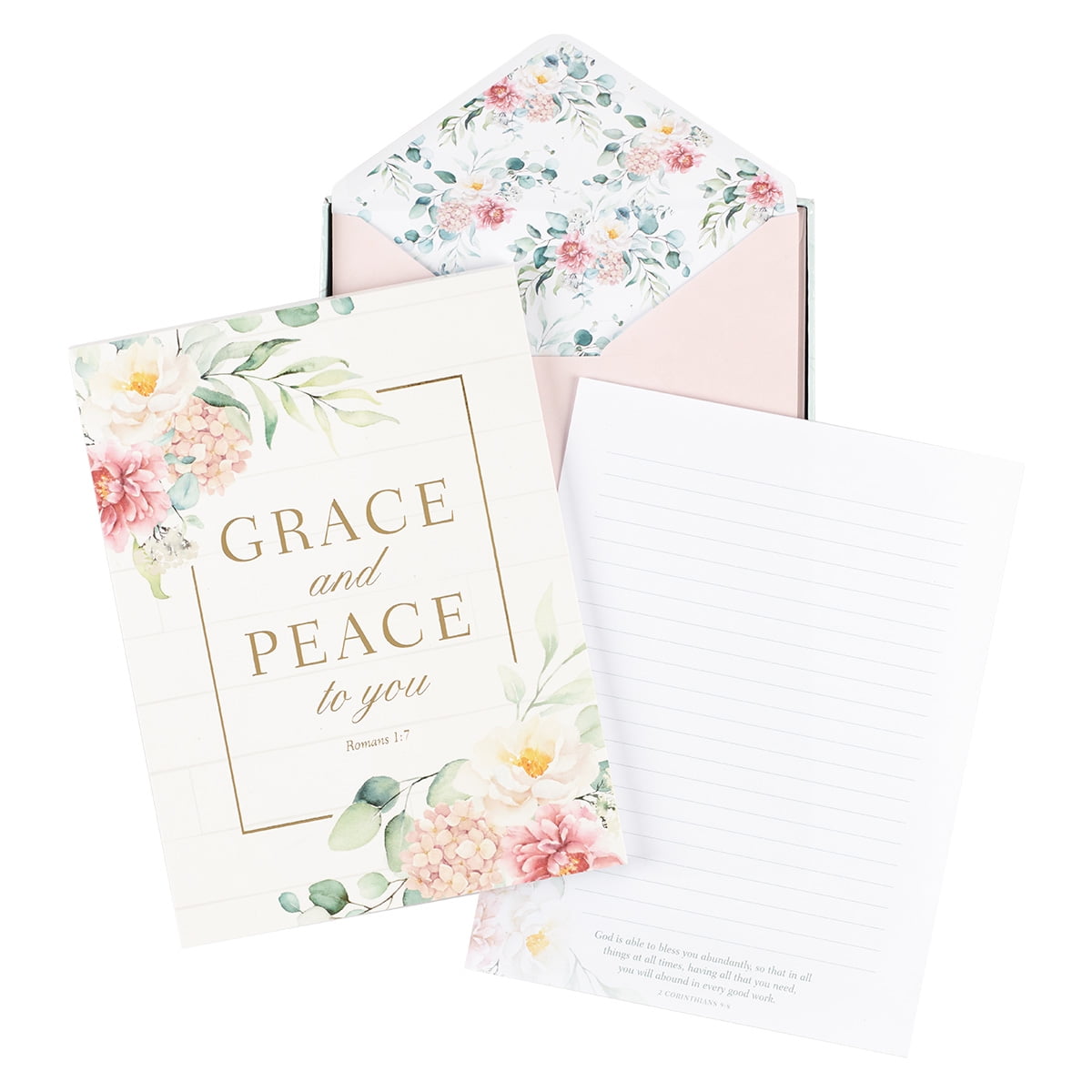 Christian Art Gifts Writing Paper & Envelope Stationery Set for Women ...