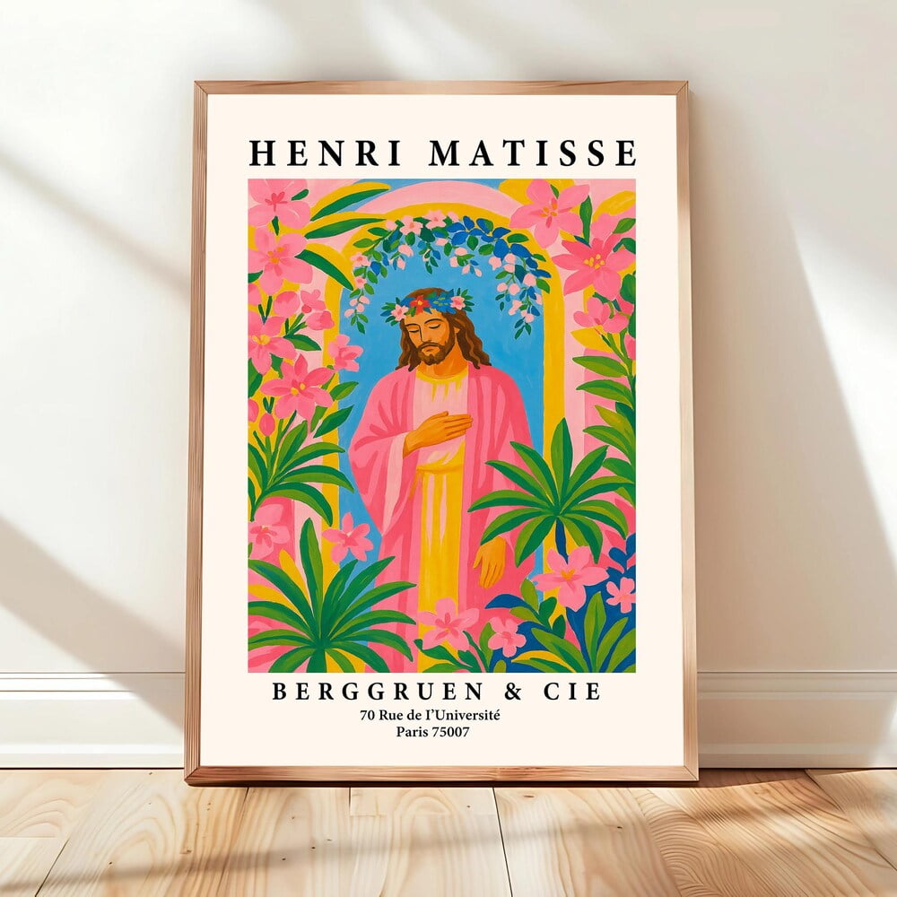 Christian Art Print, Jesus Christ Wall Art, Aesthetic Religious Poster ...