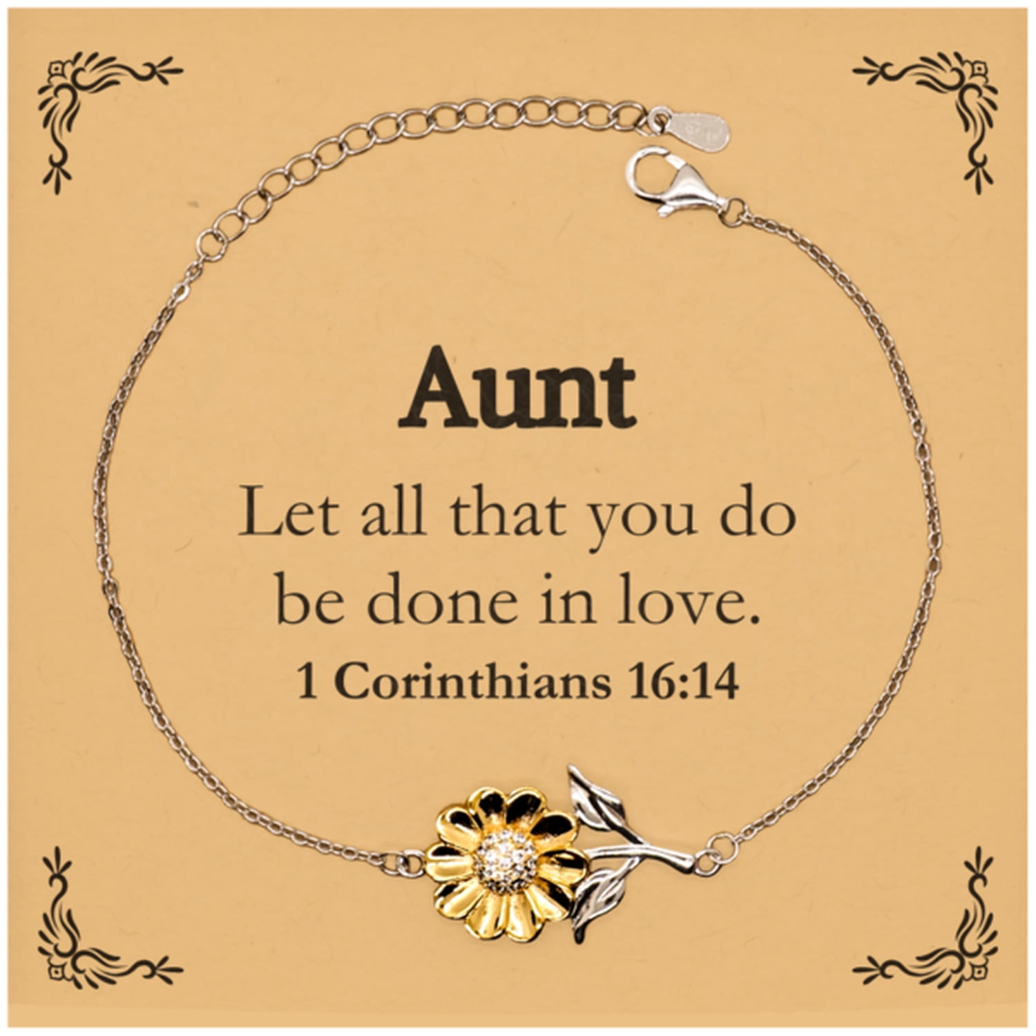 Christian Aunt Gifts, Let all that you do be done in love, Bible Verse ...