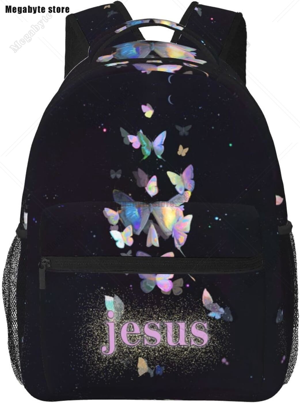 Christian Backpack Religious Bible Verse The Lord Is My Rock Pattern ...
