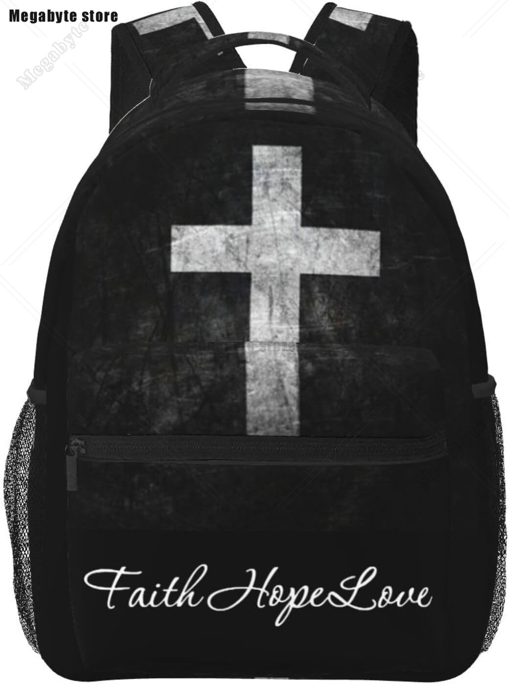 Christian Backpack Religious Bible Verse The Lord Is My Rock Pattern ...