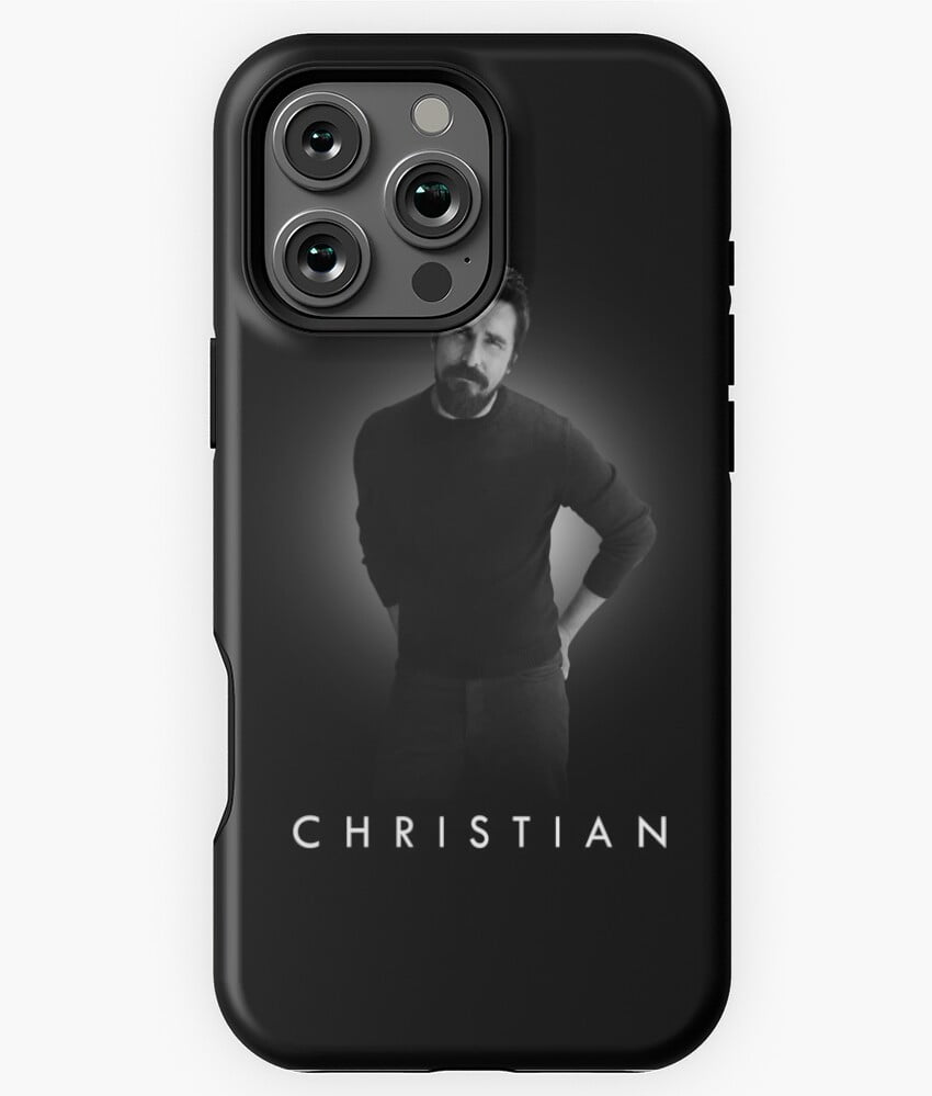 Christian Bale Actor Fan Tribute Phone Case for iPhone 16 15 14 13 12 ...