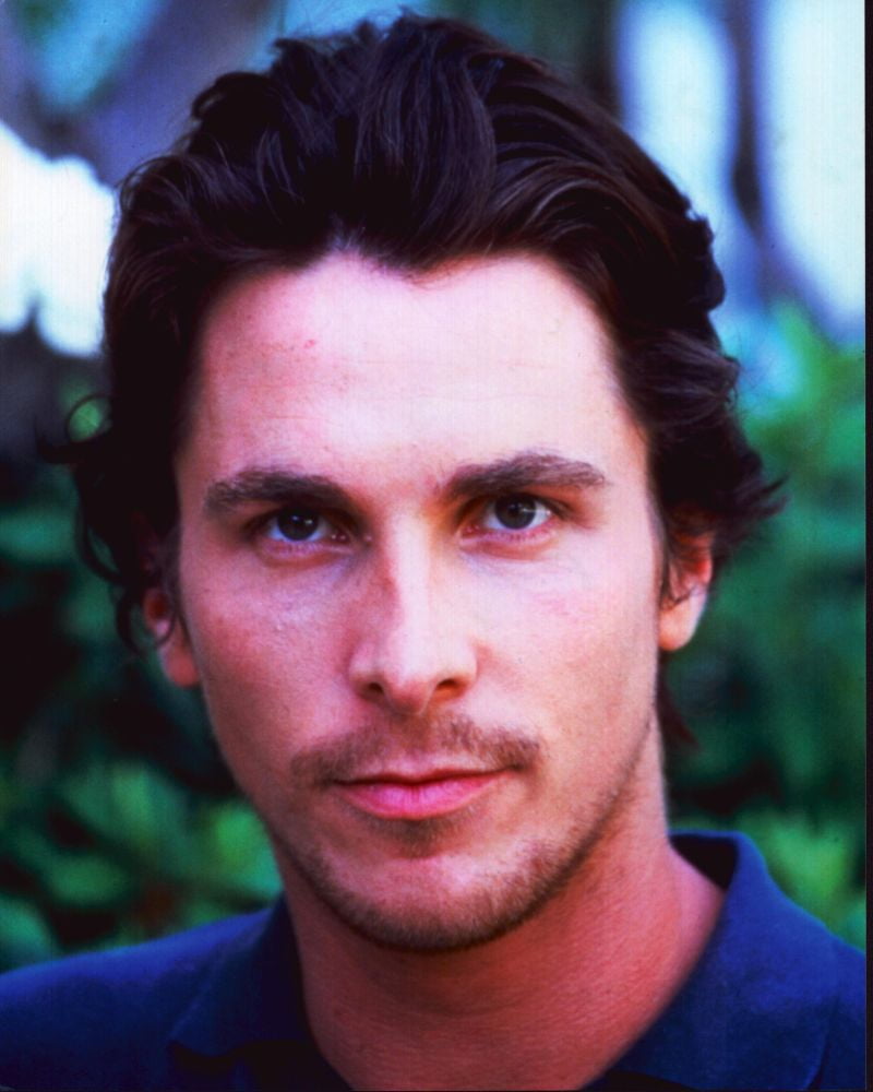 Christian Bale Headshot In Blue Top Photo Print (8 x 10) - Item ...