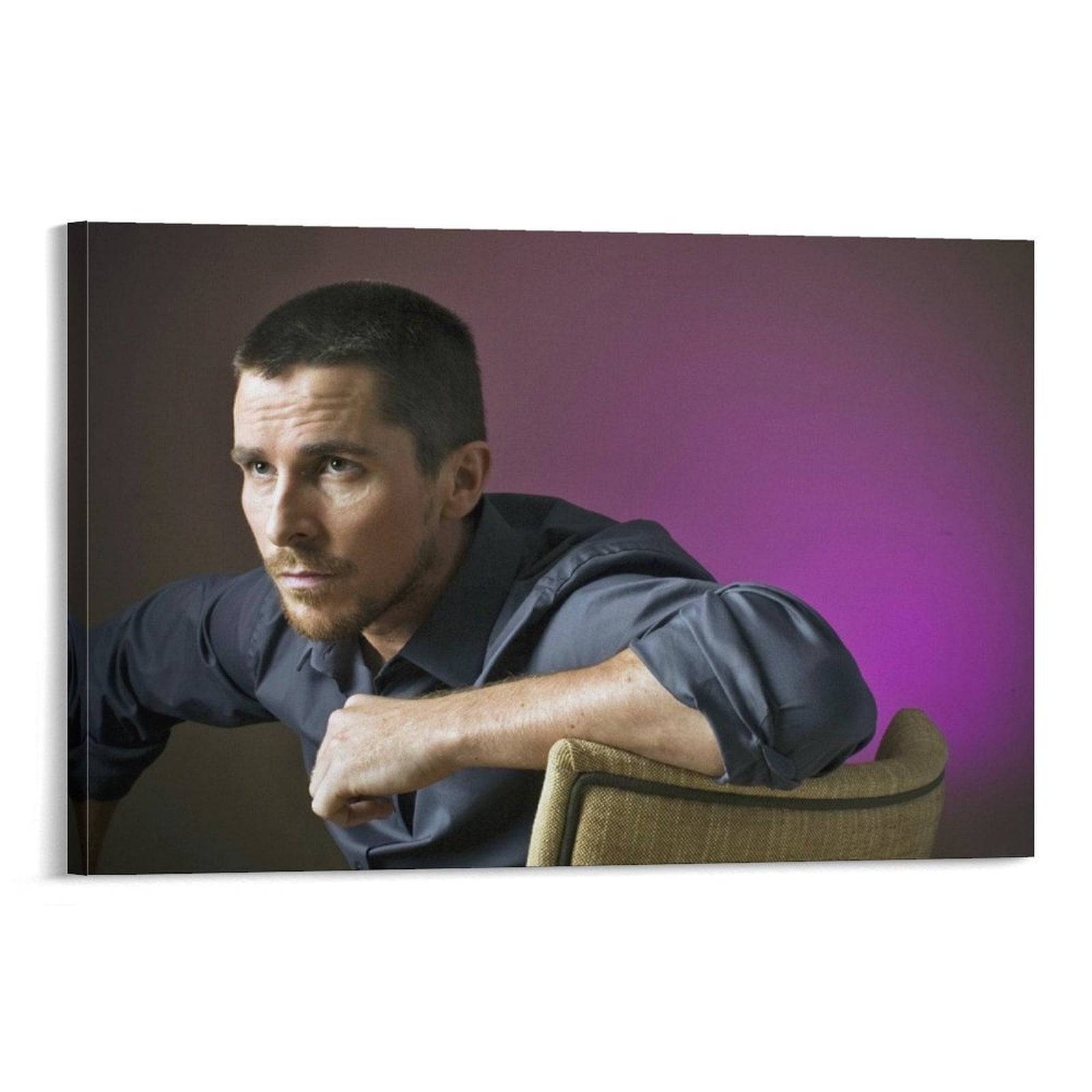 Christian Bale Poster Canvas Art Poster and Wall Art Picture Print ...