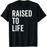 Christian Baptism New Life Text for Unisex Graphic Print Soft Cotton ...