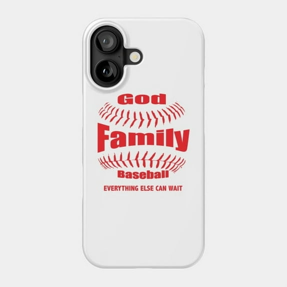 Christian Baseball Gift - "God, Family Baseball" Religious Case for ...