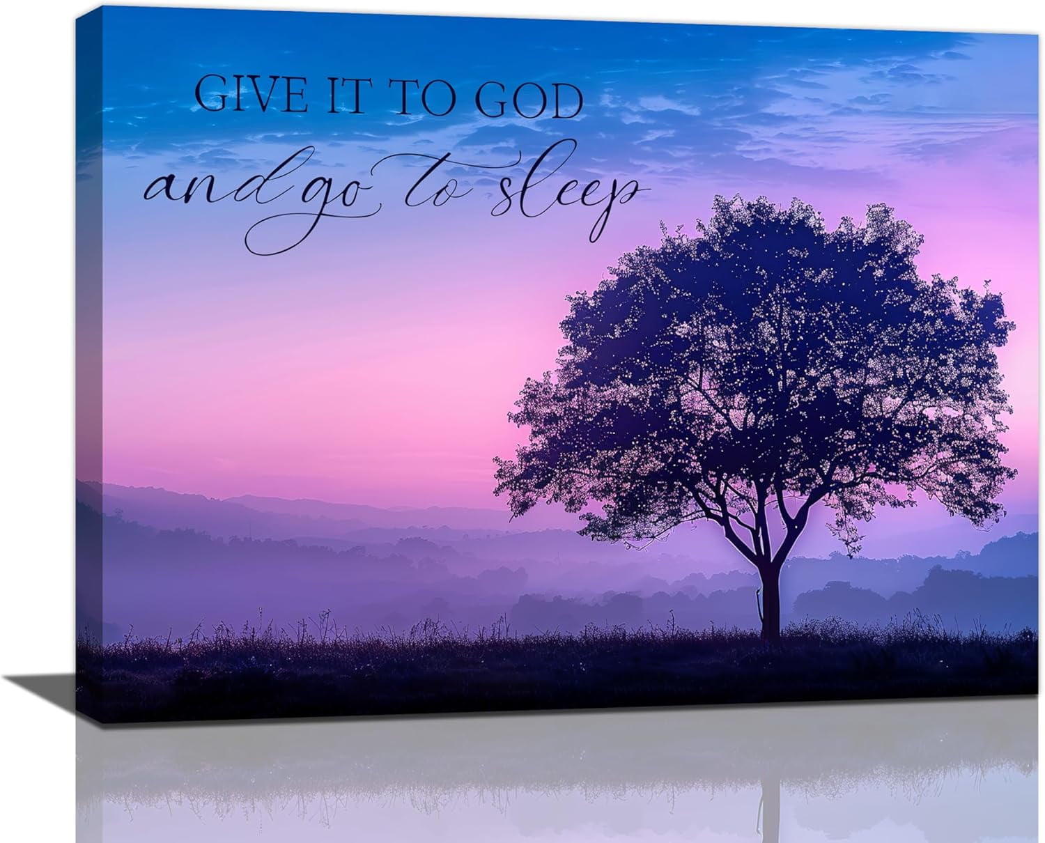 Christian Baseball Wall Art Boys Room Decor Scripture Sports Canvas ...