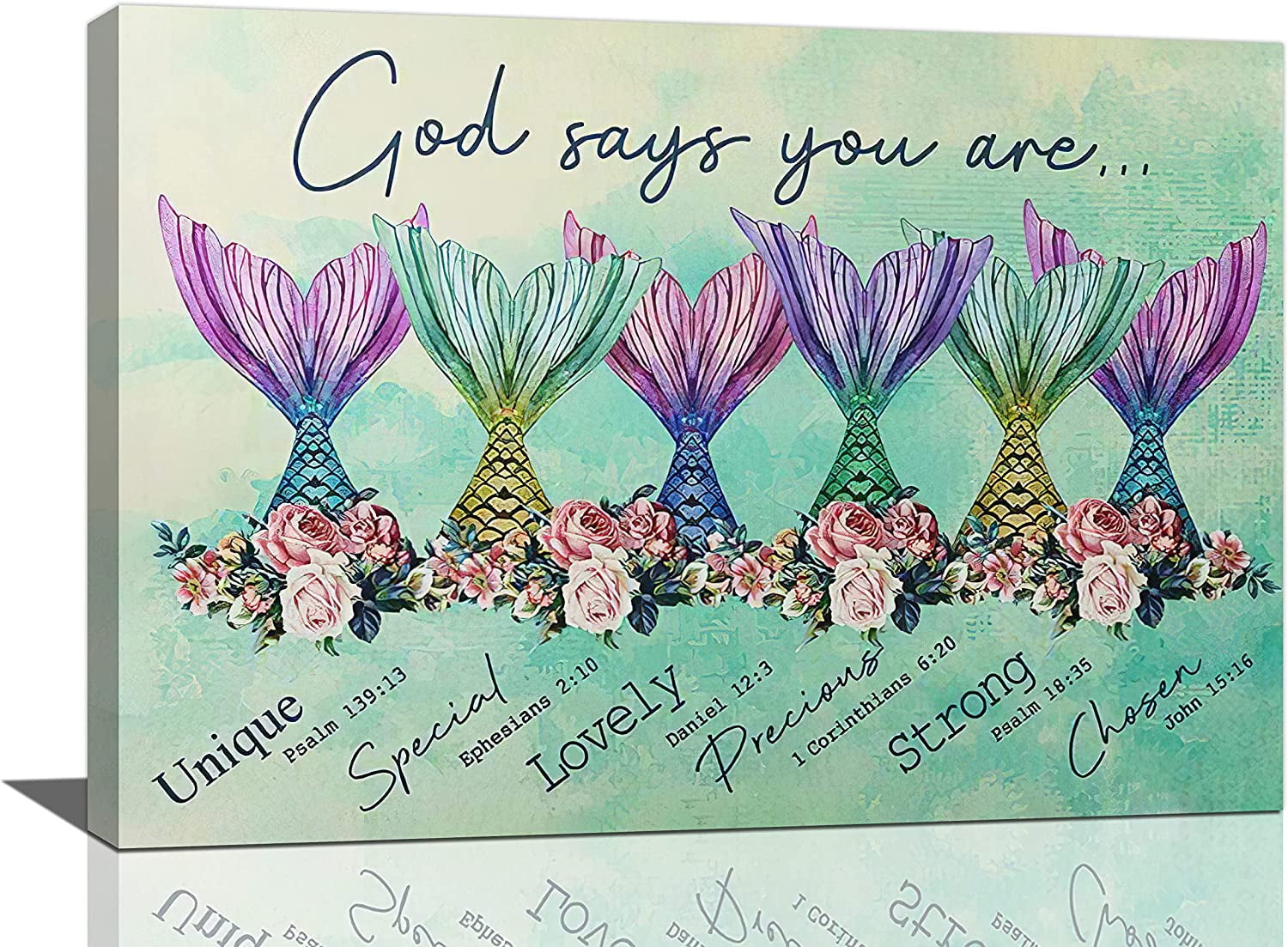 Christian Beach Anchor Wall Art Scripture Coastal Nautical Canvas Print ...