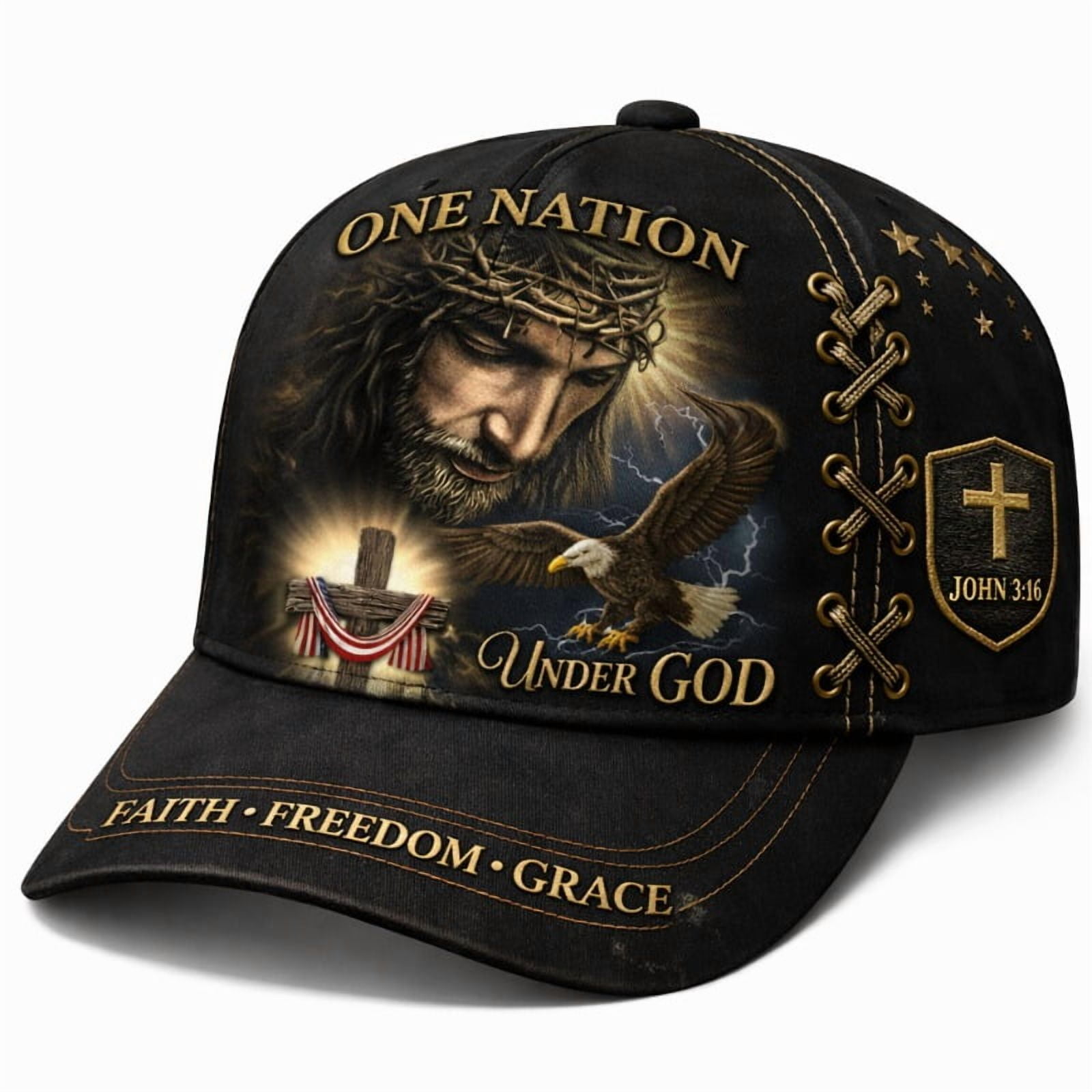 Christian Believer Baseball Cap Unisex Adjustable Of Course I Talk to ...