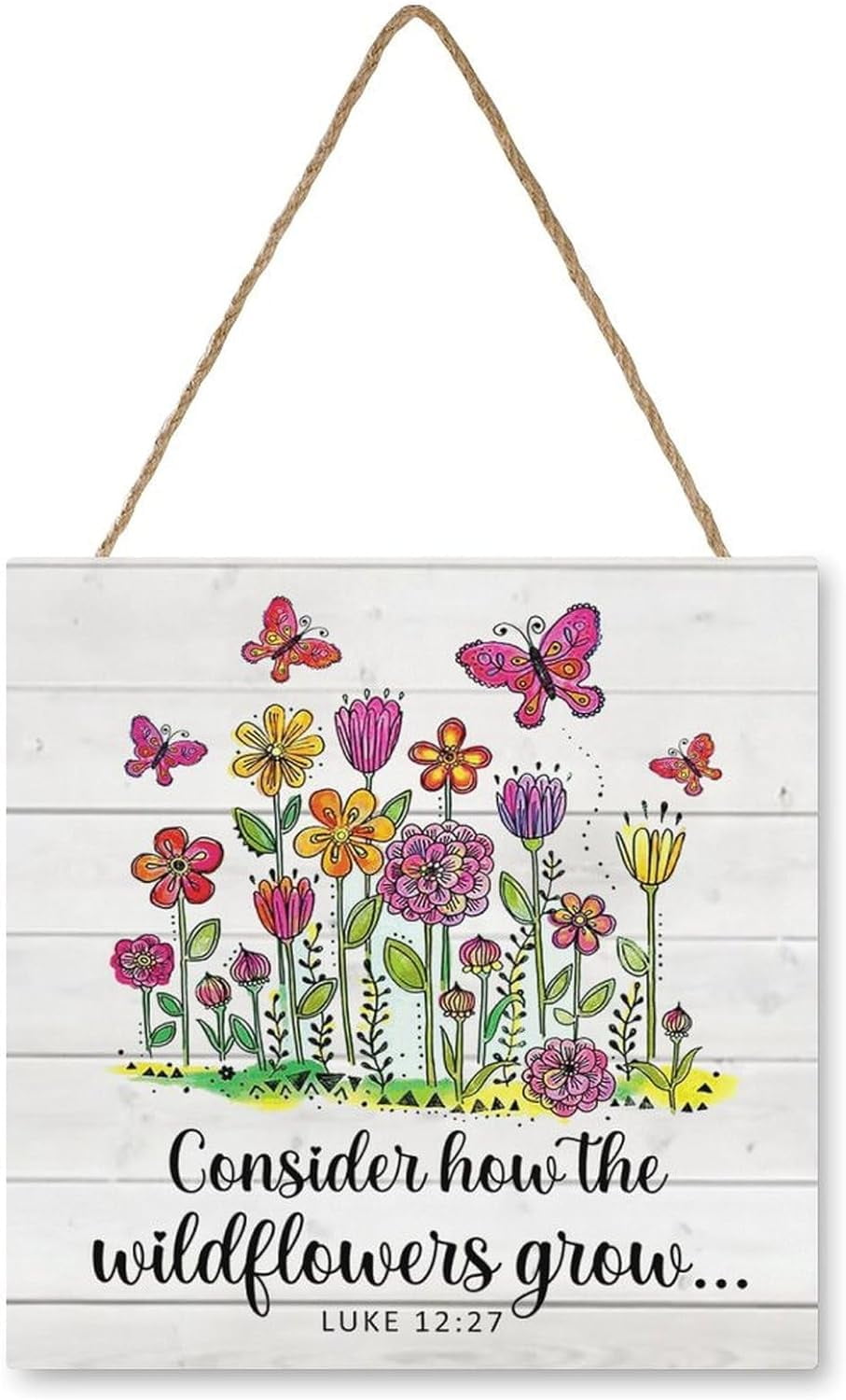 Christian Bible Chapter Yard Decor Proverbs 31：26 Wood Hanging Sign She ...